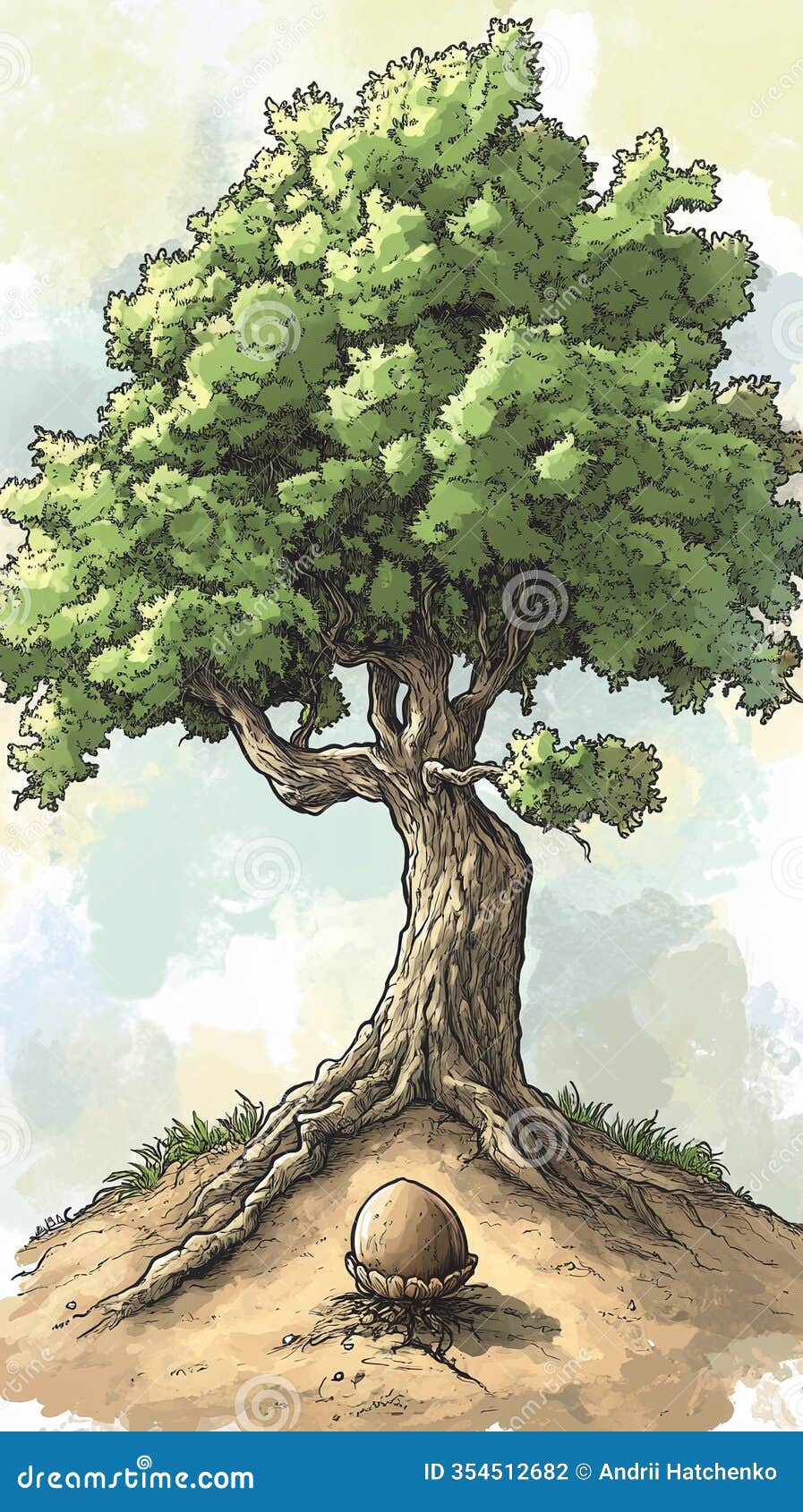 Power Of Compound Interest Cartoon Vector | CartoonDealer.com #146829019