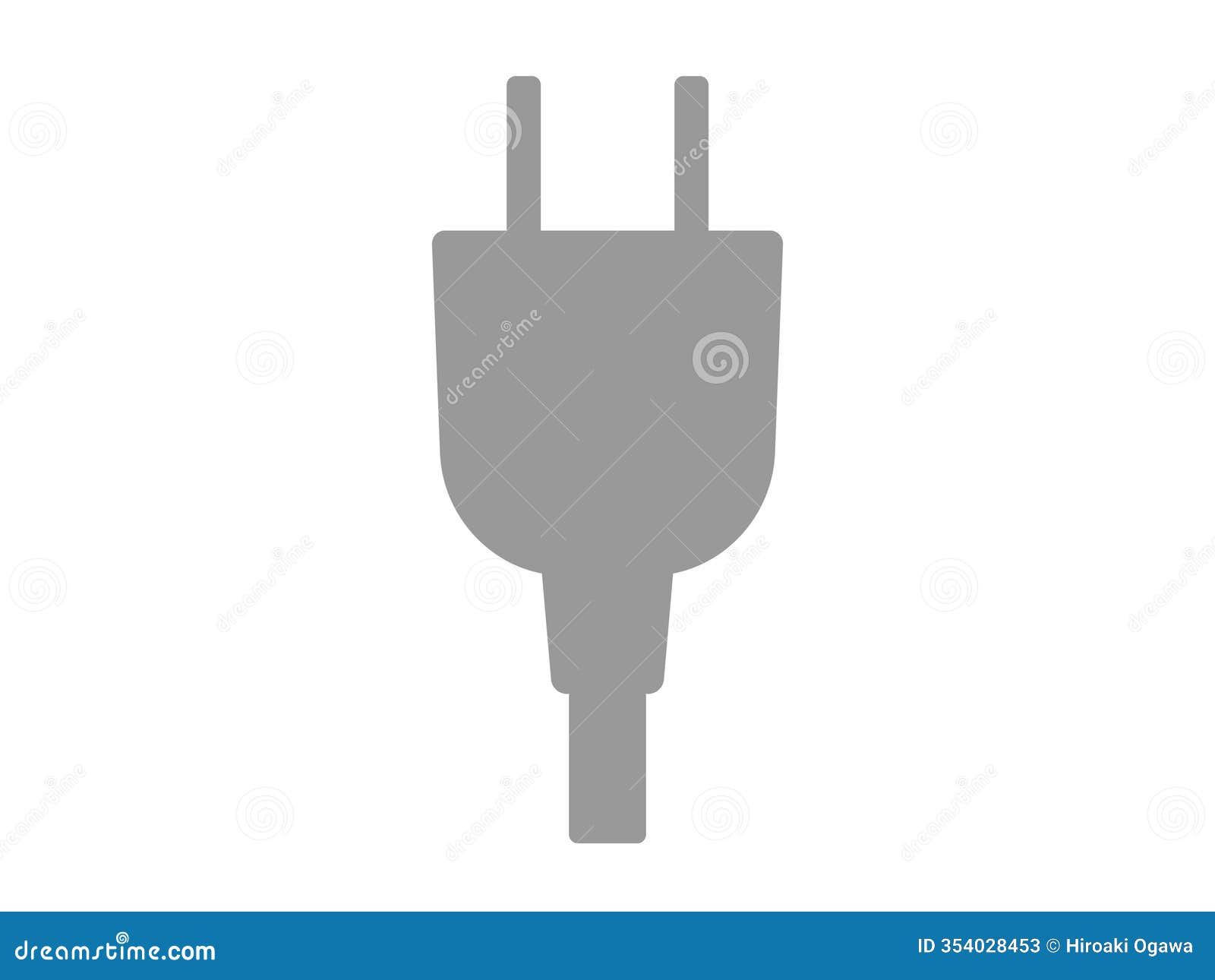 Illustration of Power Plug Icon (outlet Mark) Stock Illustration ...