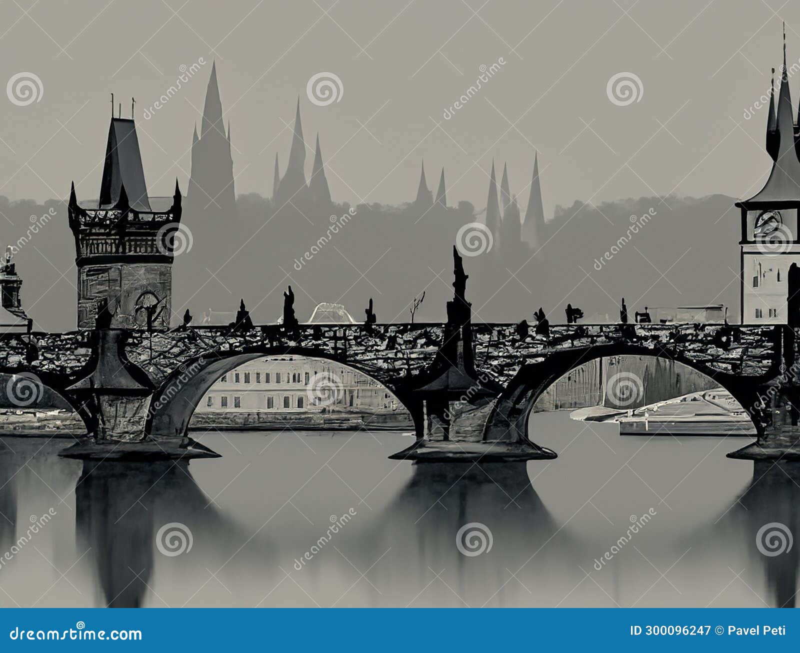 Illustration of Prague stock illustration. Illustration of landmark ...