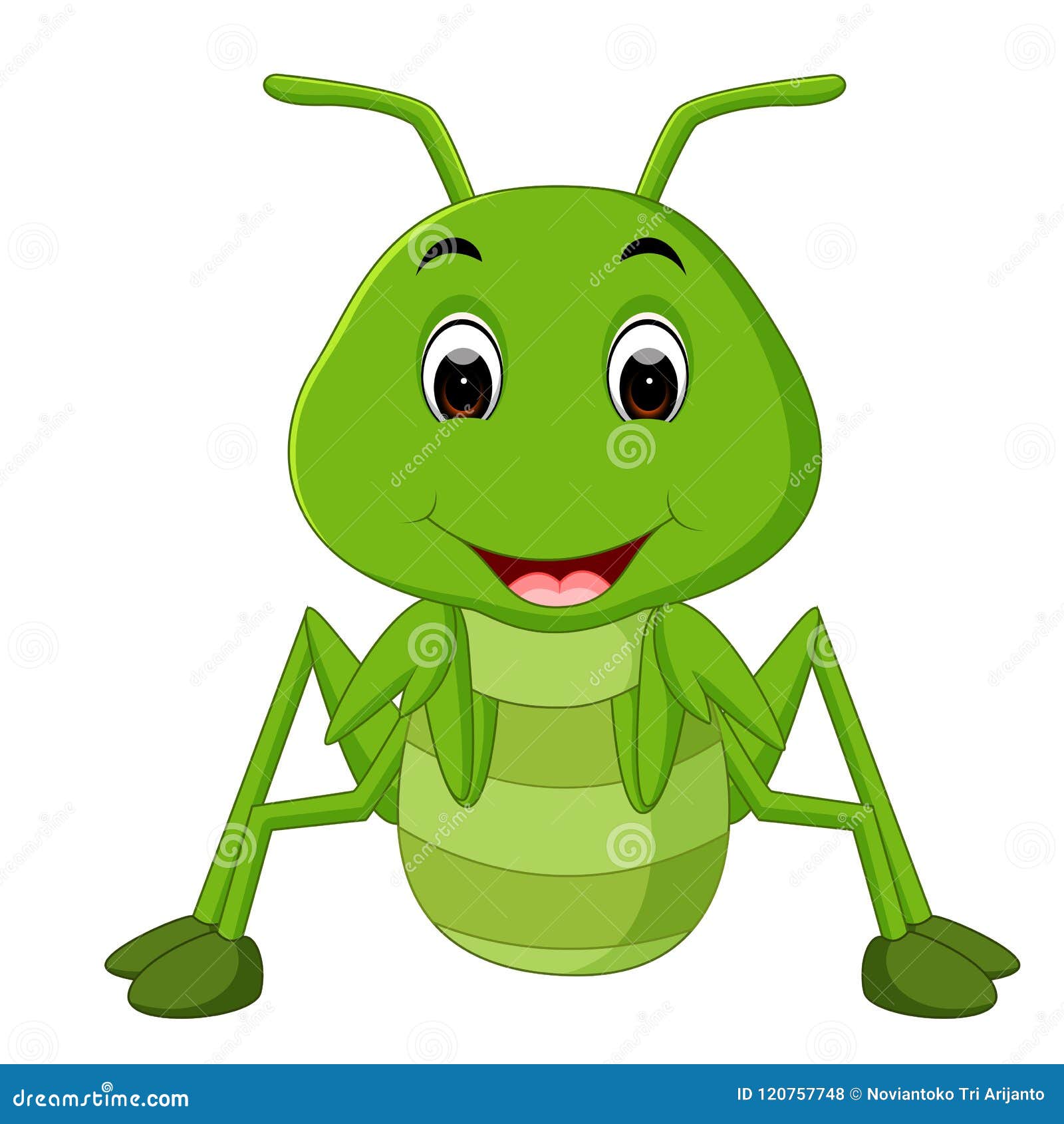 Praying mantis cartoon stock vector. Illustration of humor - 120757748