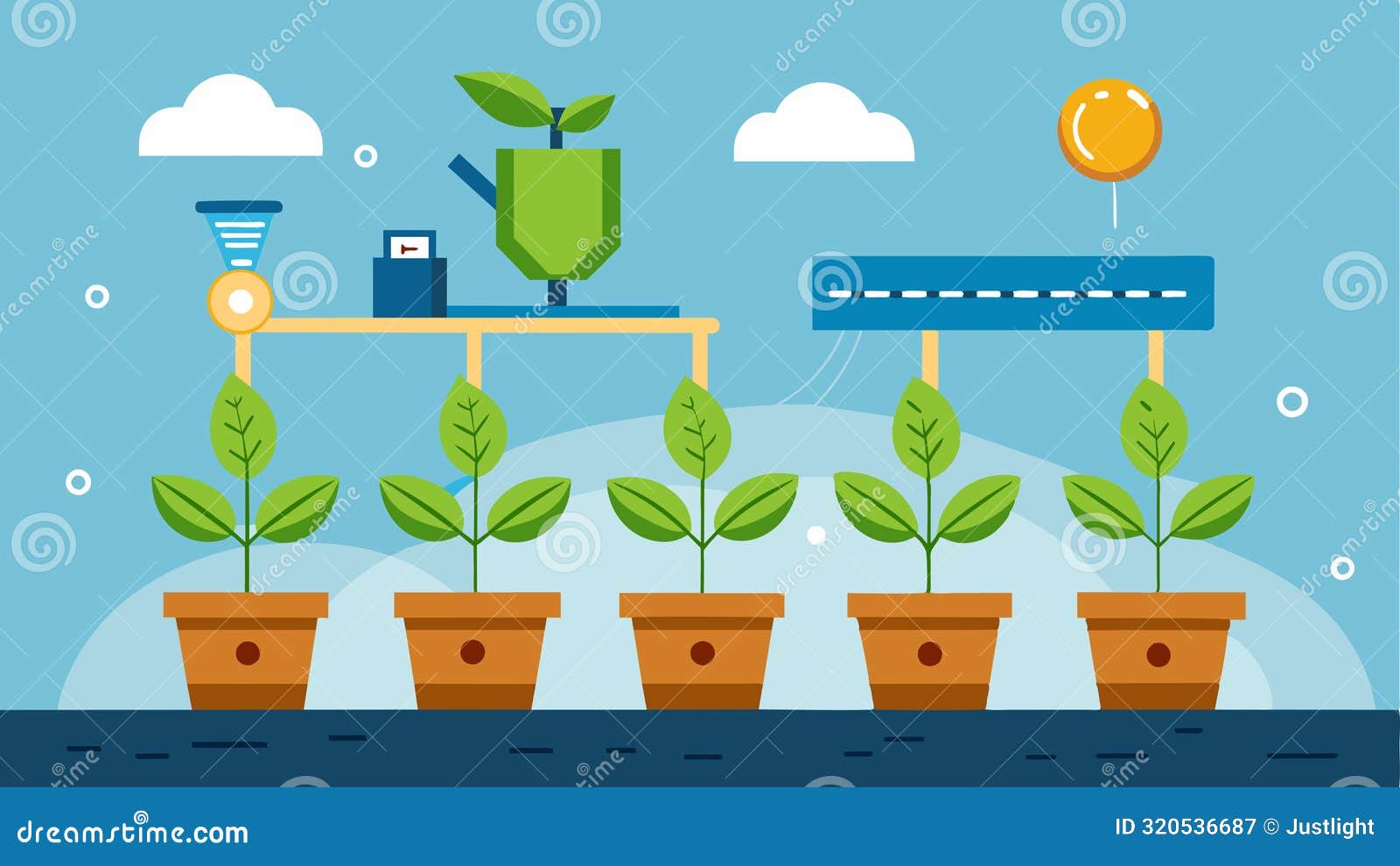 An Illustration of Precision Planting Technology Allowing for Precise ...