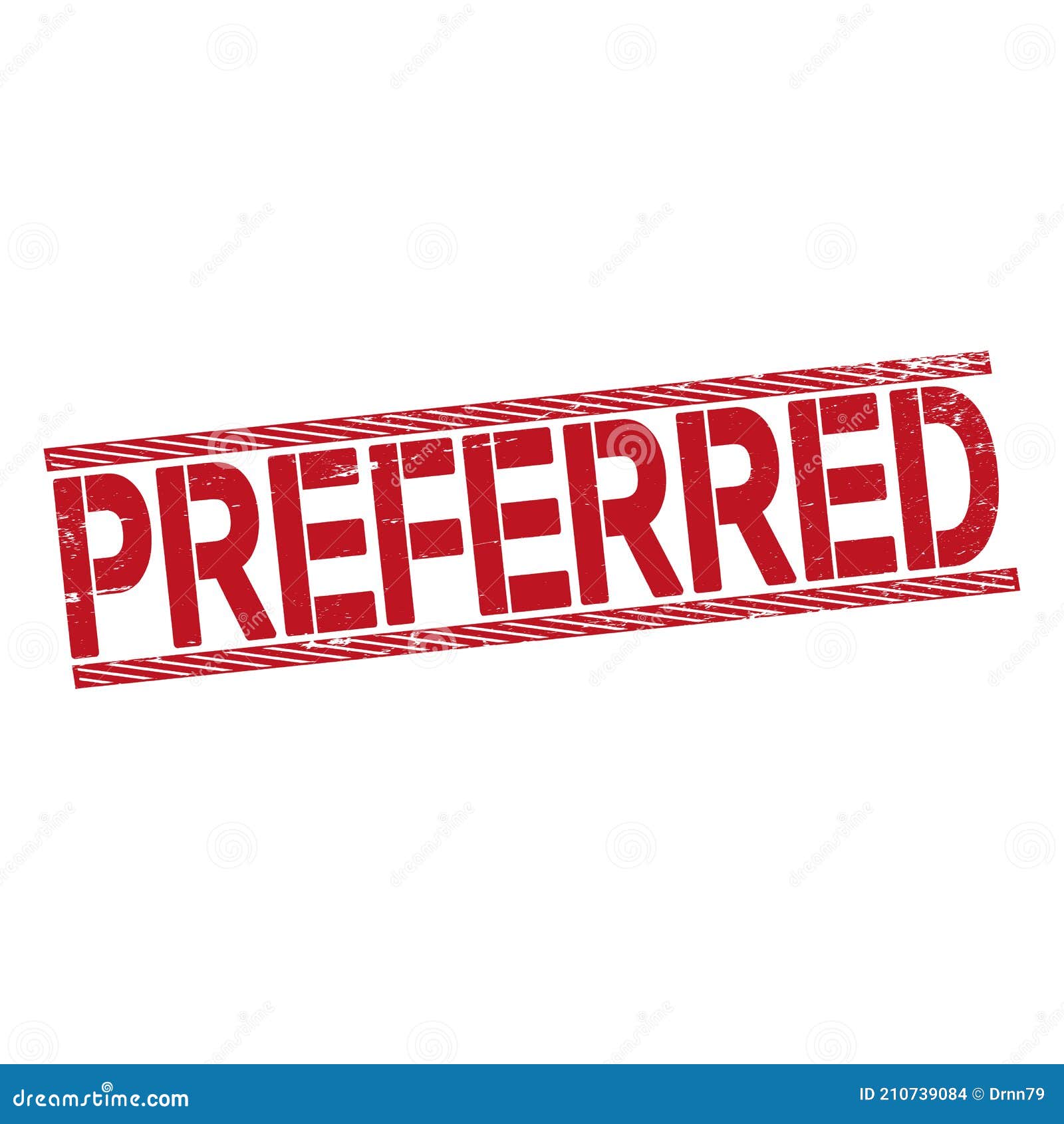 Illustration of Preferred Text Buffered on White Background Stock ... Illustration of Preferred Text Buffered on White Background Stock ...