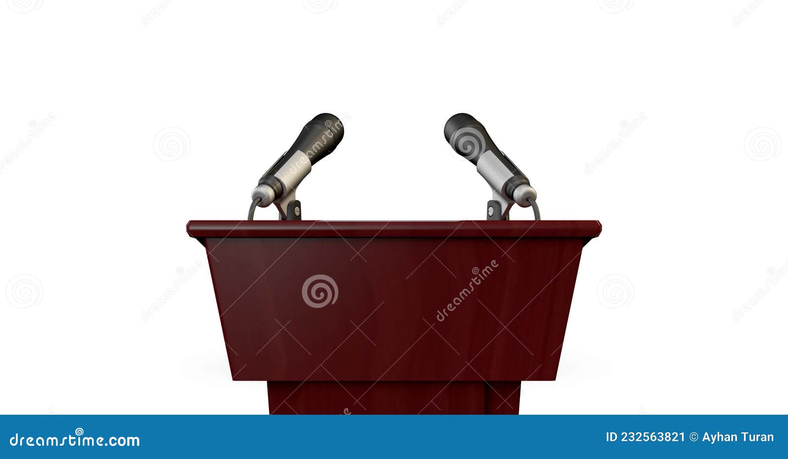 Illustration and Press Conference Model Object Stock Illustration ...