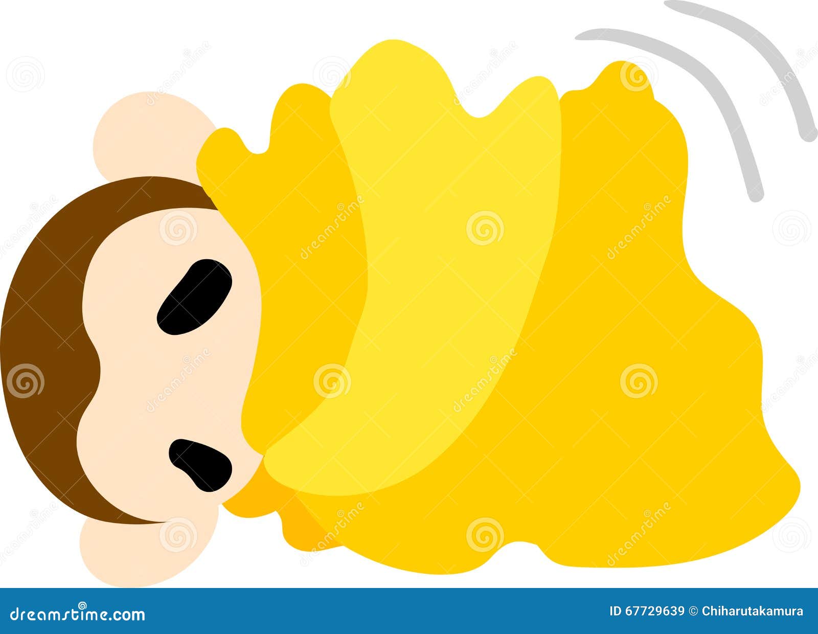 The Illustration of Pretty Monkey Stock Vector - Illustration of vector ...