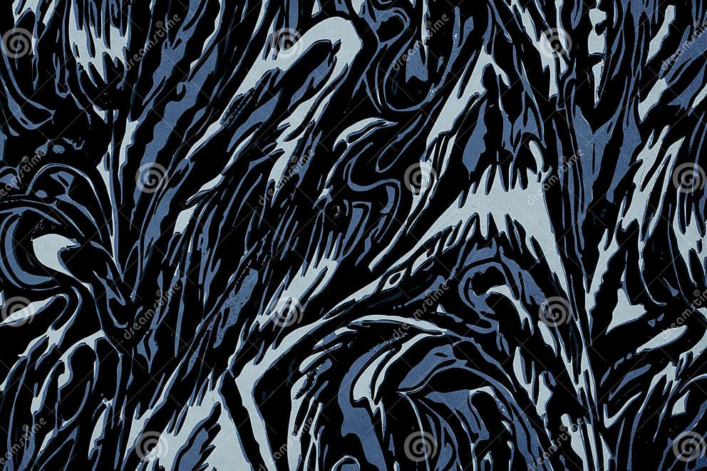 Abstract Illustration for Print, Fabric Pattern, for Use in Graphics ...