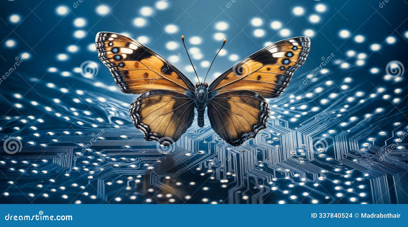 Illustration of the Process of Digital Transformation with the Symbol ...