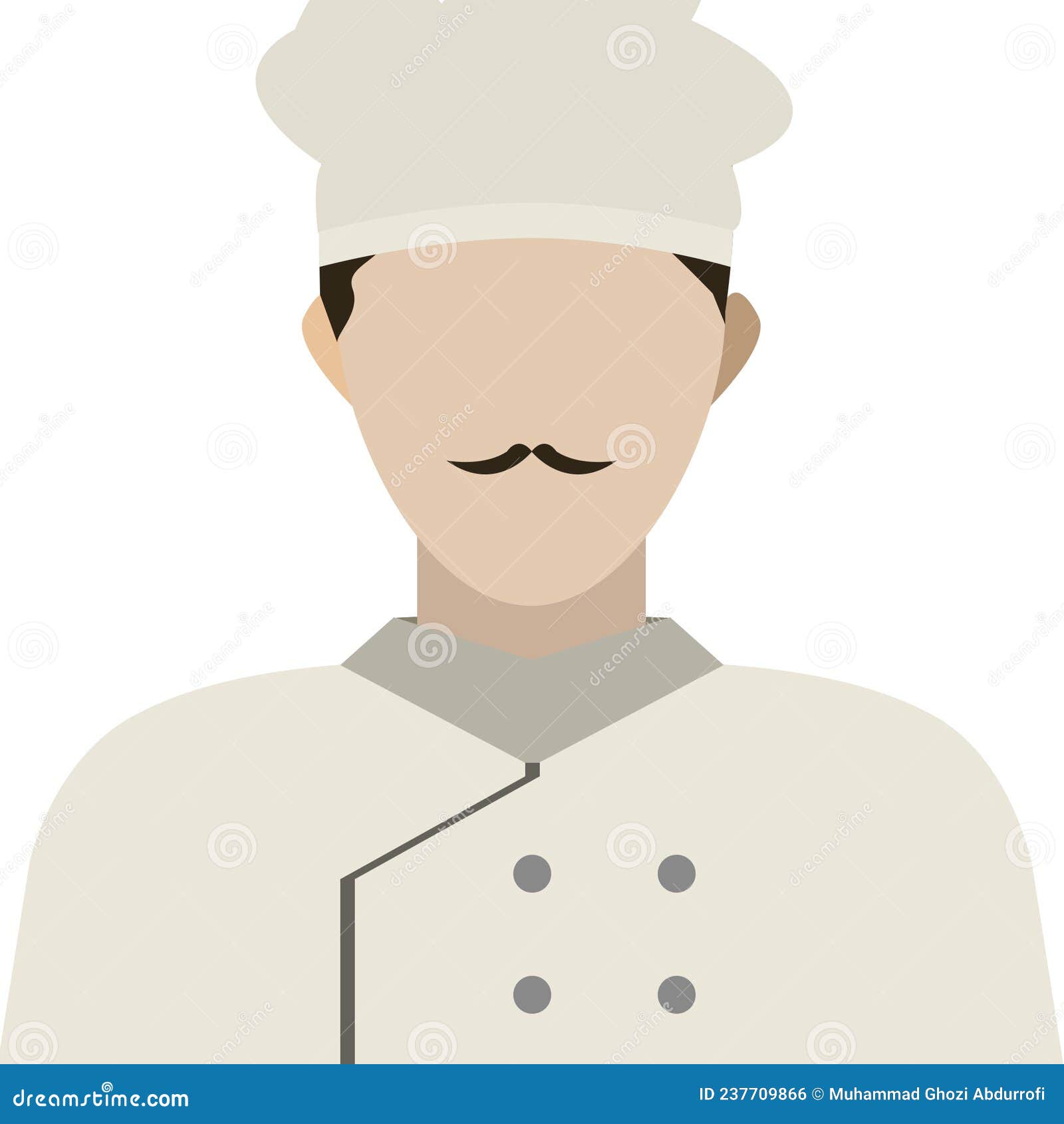 Illustration Profile Icon, Avatar Chef, Male Stock Illustration ...
