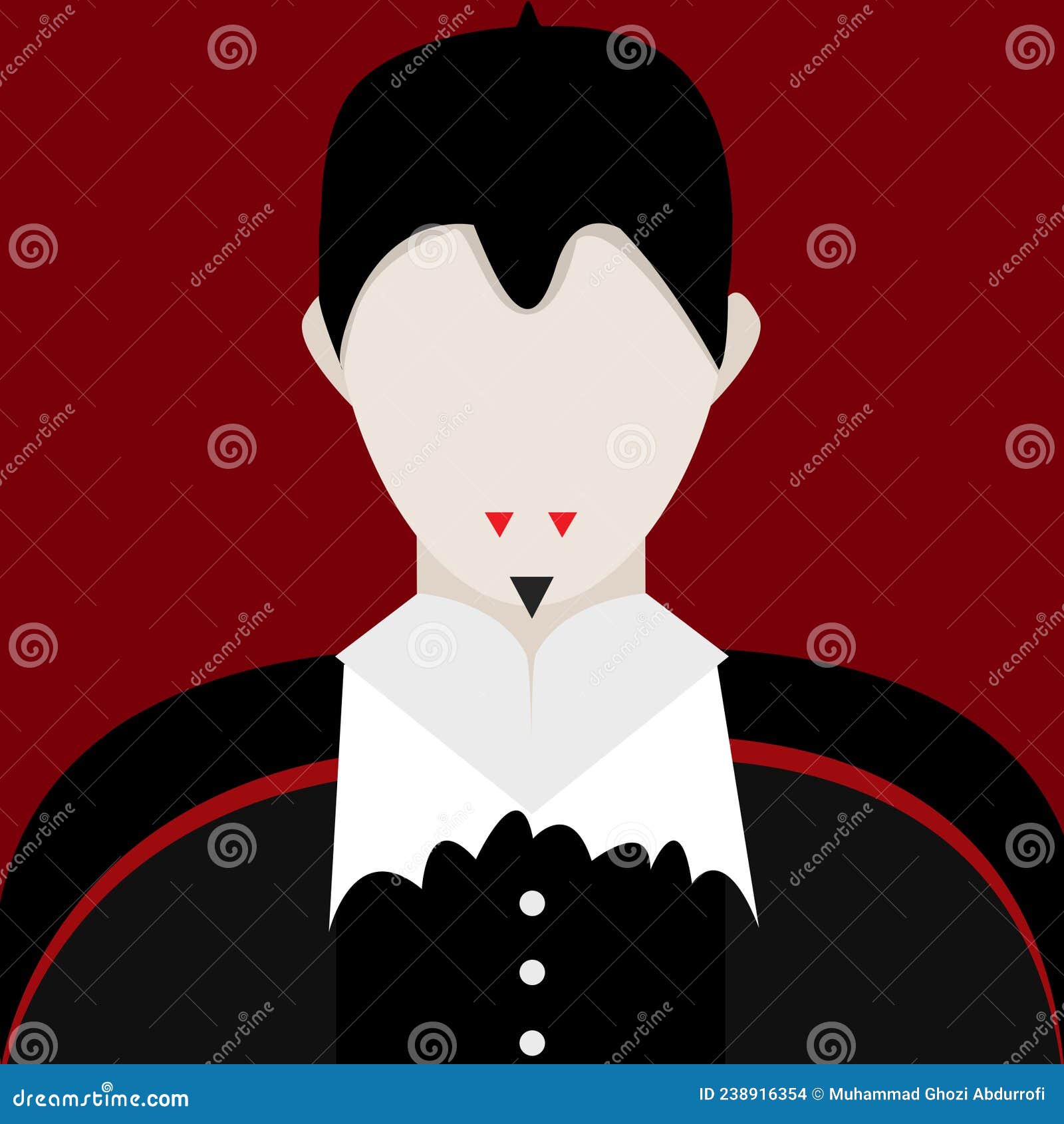 Illustration Profile Icon, Avatar Dracula Vampire, Male Stock ...