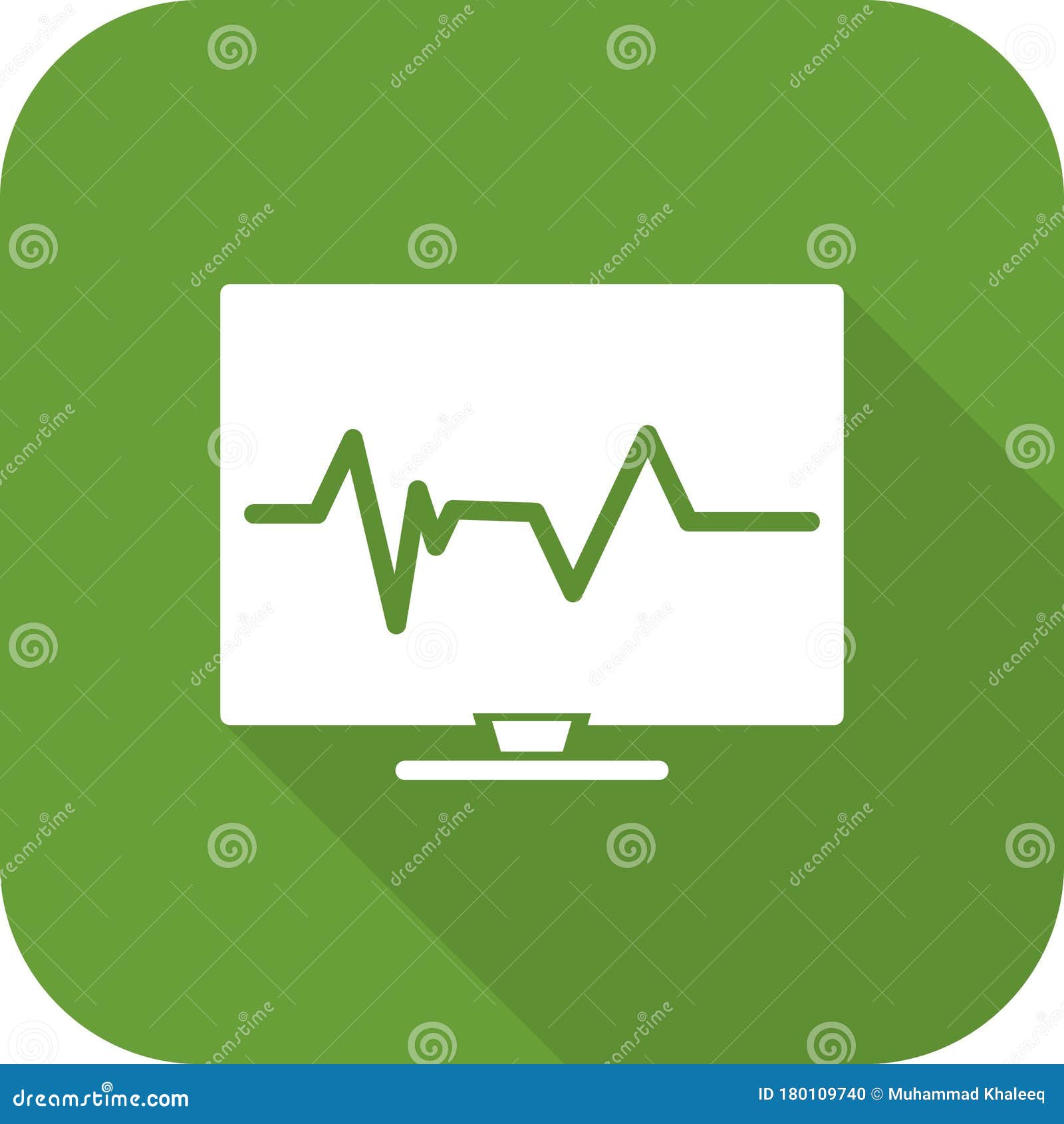 Illustration Pulse Icon for Personal and Commercial Use. Stock ...