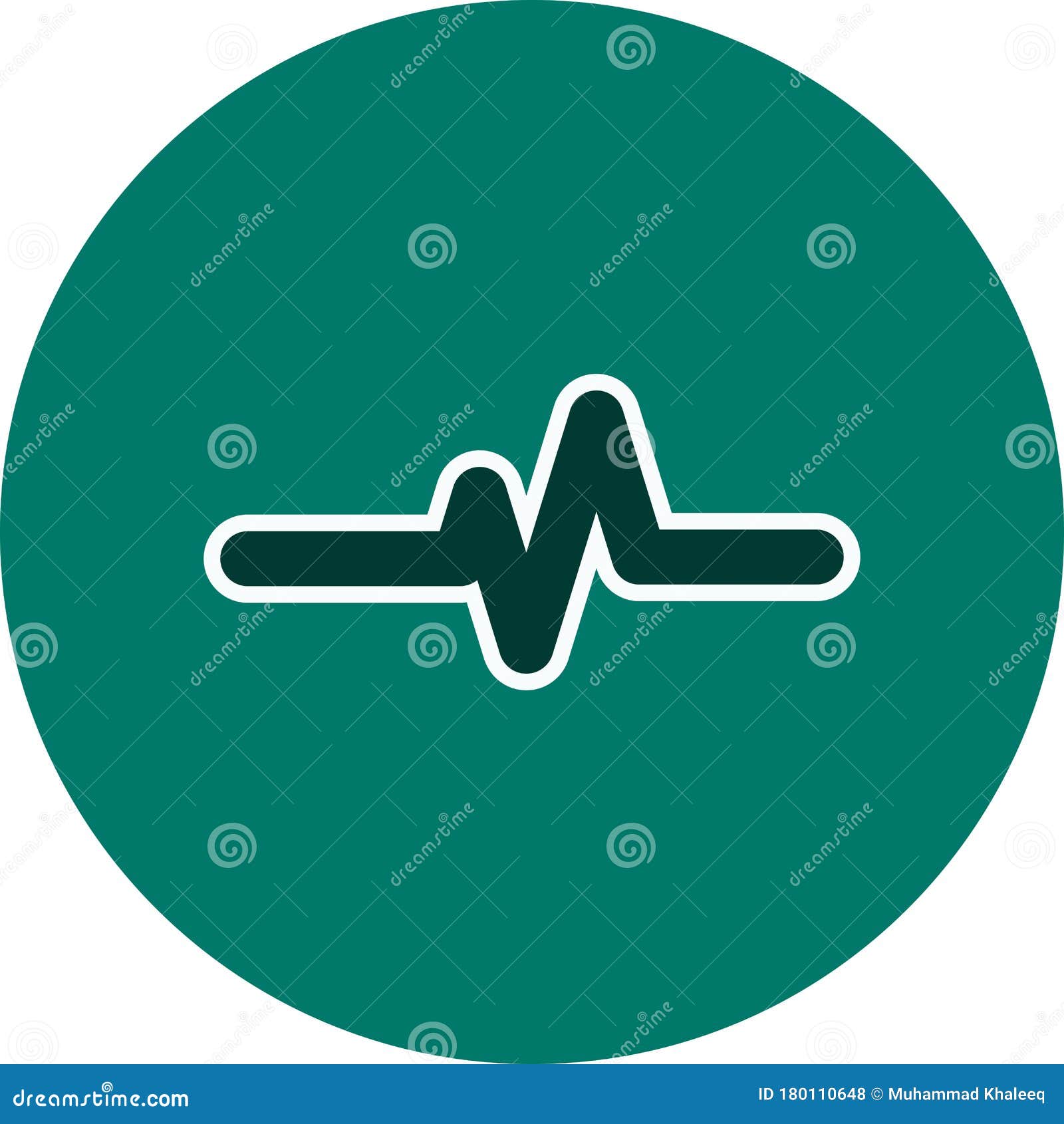 Illustration Pulse Rate Icon for Personal and Commercial Use. Stock ...