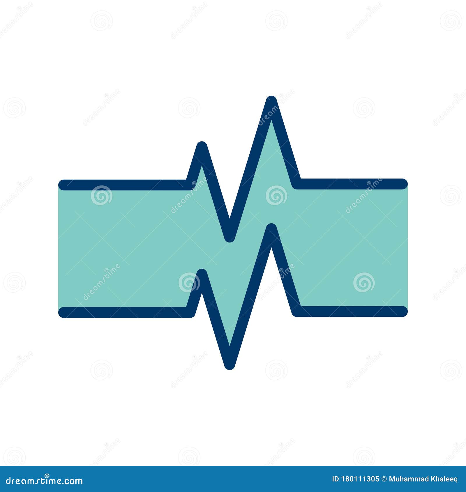 Illustration Pulse Rate Icon for Personal and Commercial Use. Stock ...