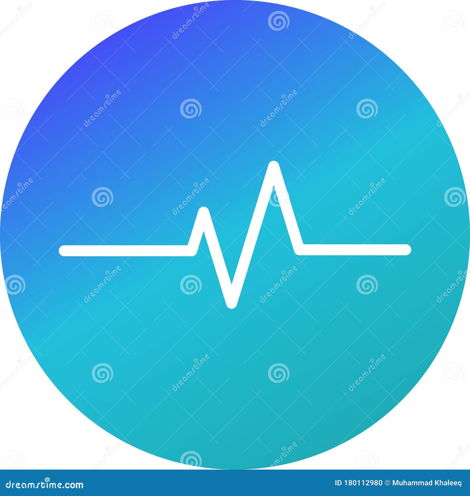 Illustration Pulse Rate Icon for Personal and Commercial Use. Stock ...