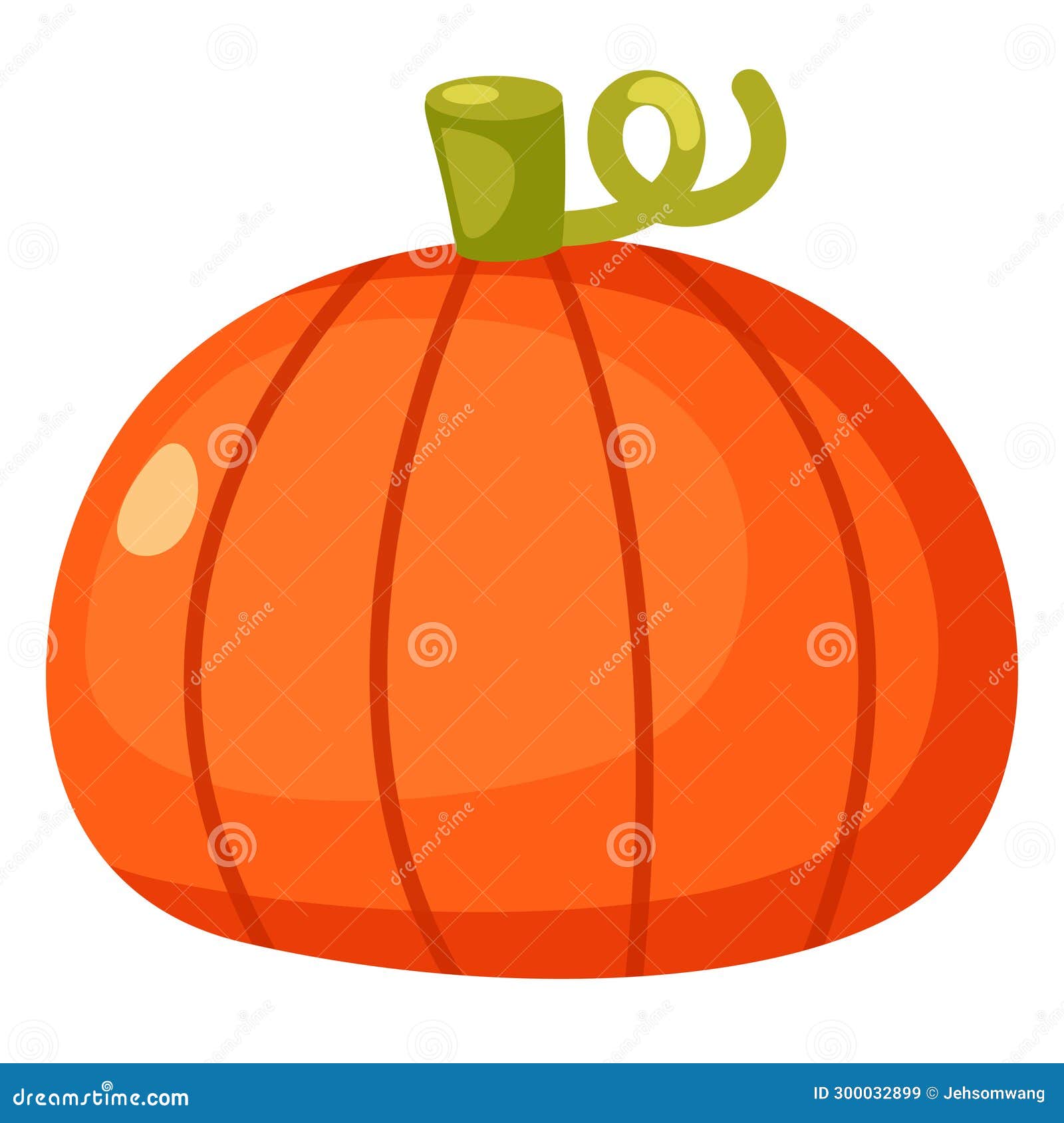 Pumpkin On A White Background. Sketch Stock Illustration ...