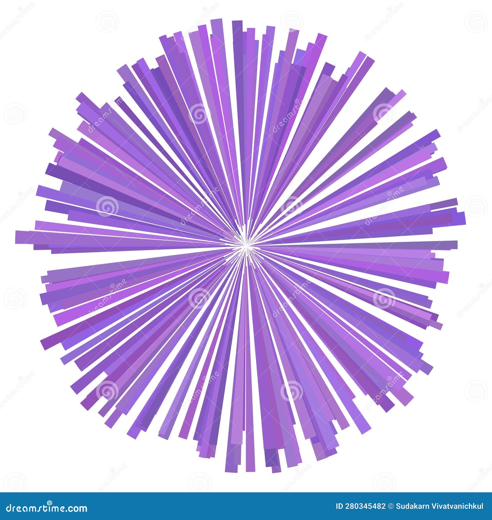 Purple Sunburst Circle Illustration. Stock Photo - Illustration of ...