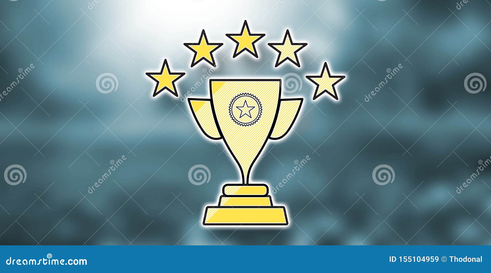 Concept of Quality Champion Stock Illustration - Illustration of ...