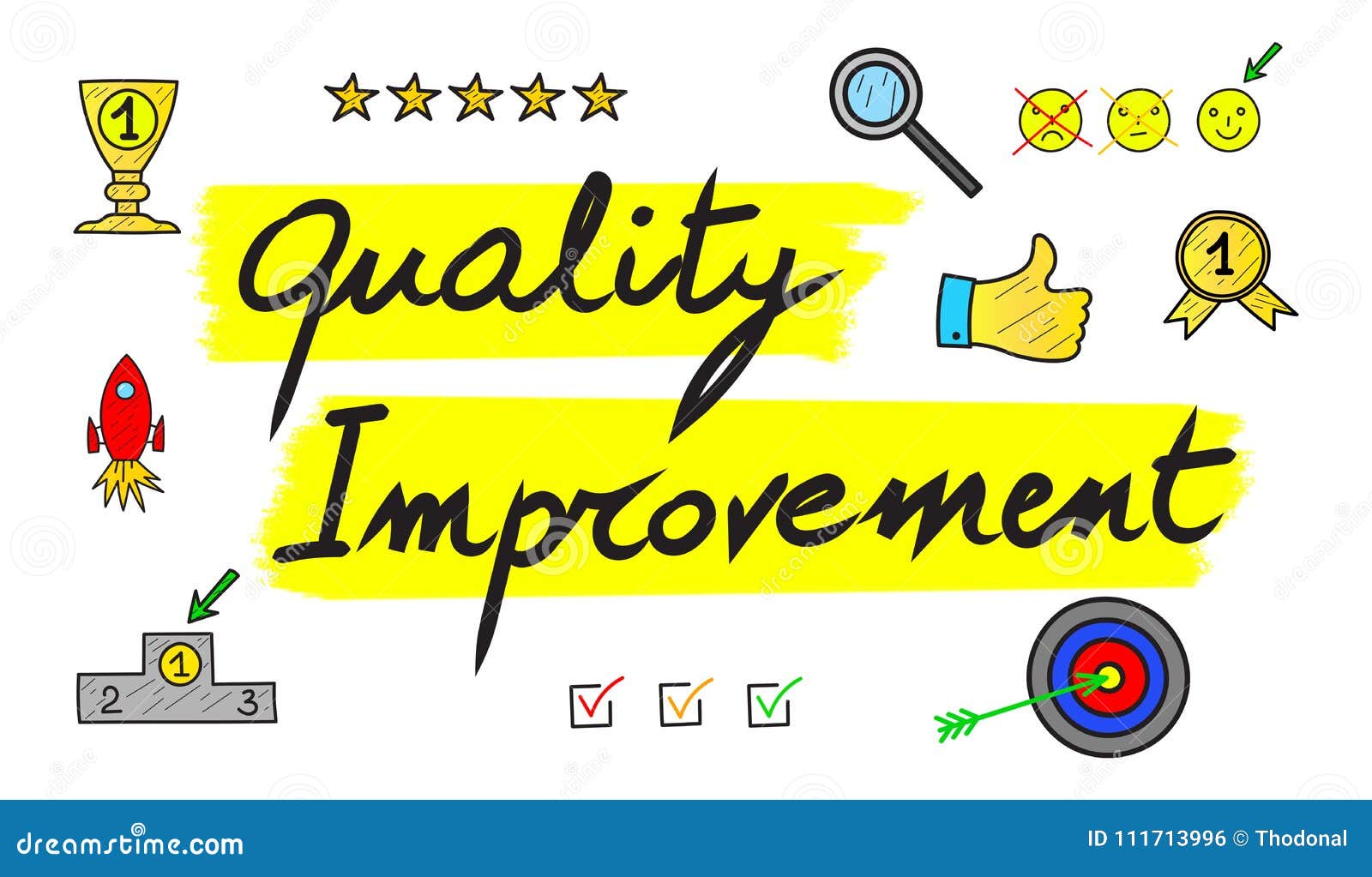 Concept of Quality Improvement Stock Illustration - Illustration of ... Concept of Quality Improvement Stock Illustration - Illustration of ...
