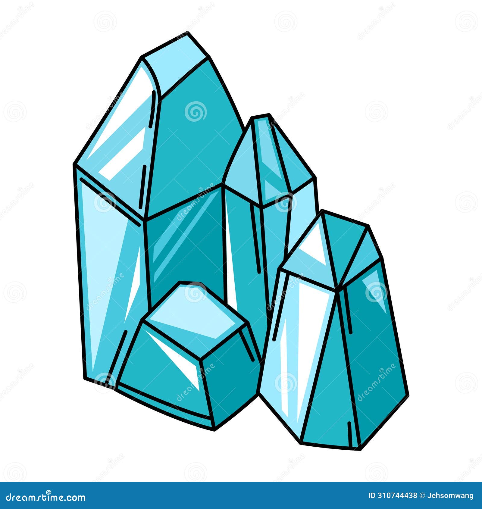 Quartz Crystal Sketch. Witchcraft Vector Illustration. Vintage ...