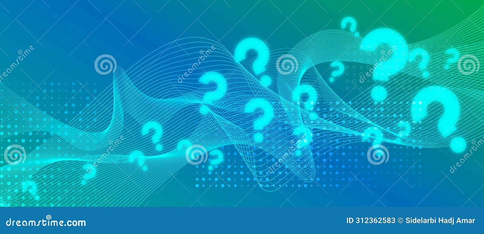 Illustration Question Mark, Technology Abstract Background Stock ...