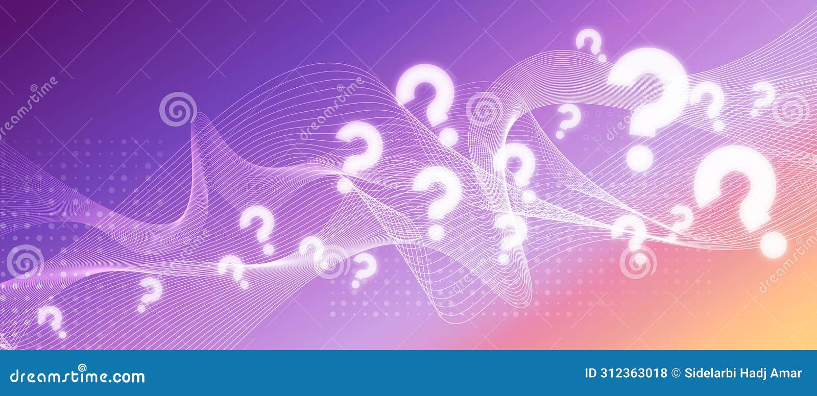 Illustration Question Mark, Technology Abstract Background Stock ...