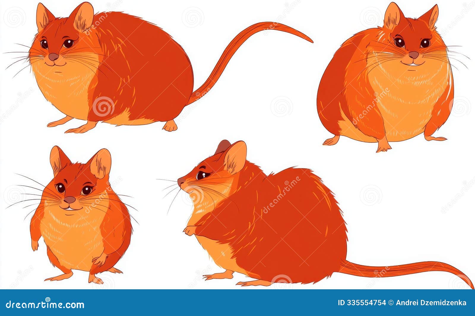 An Illustration of a Quokka on a White Background with a Modern Style ...