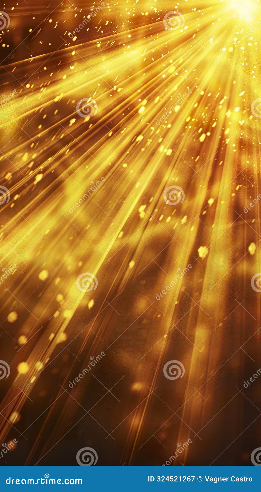 Illustration of Radiant Sun Rays in Abstract Backdrop Stock ...