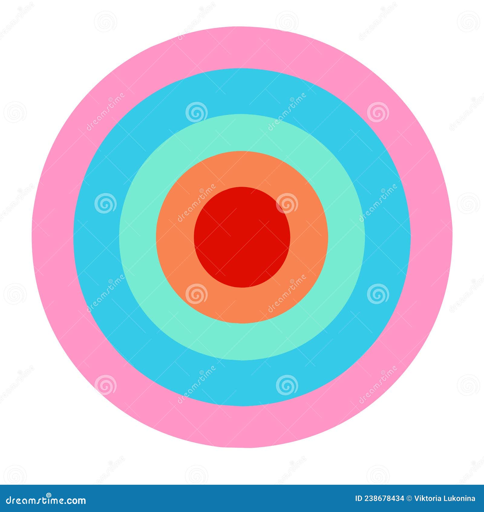 Illustration with Rainbow Circle. Lgbt Flag. Rainbow Background Stock ...