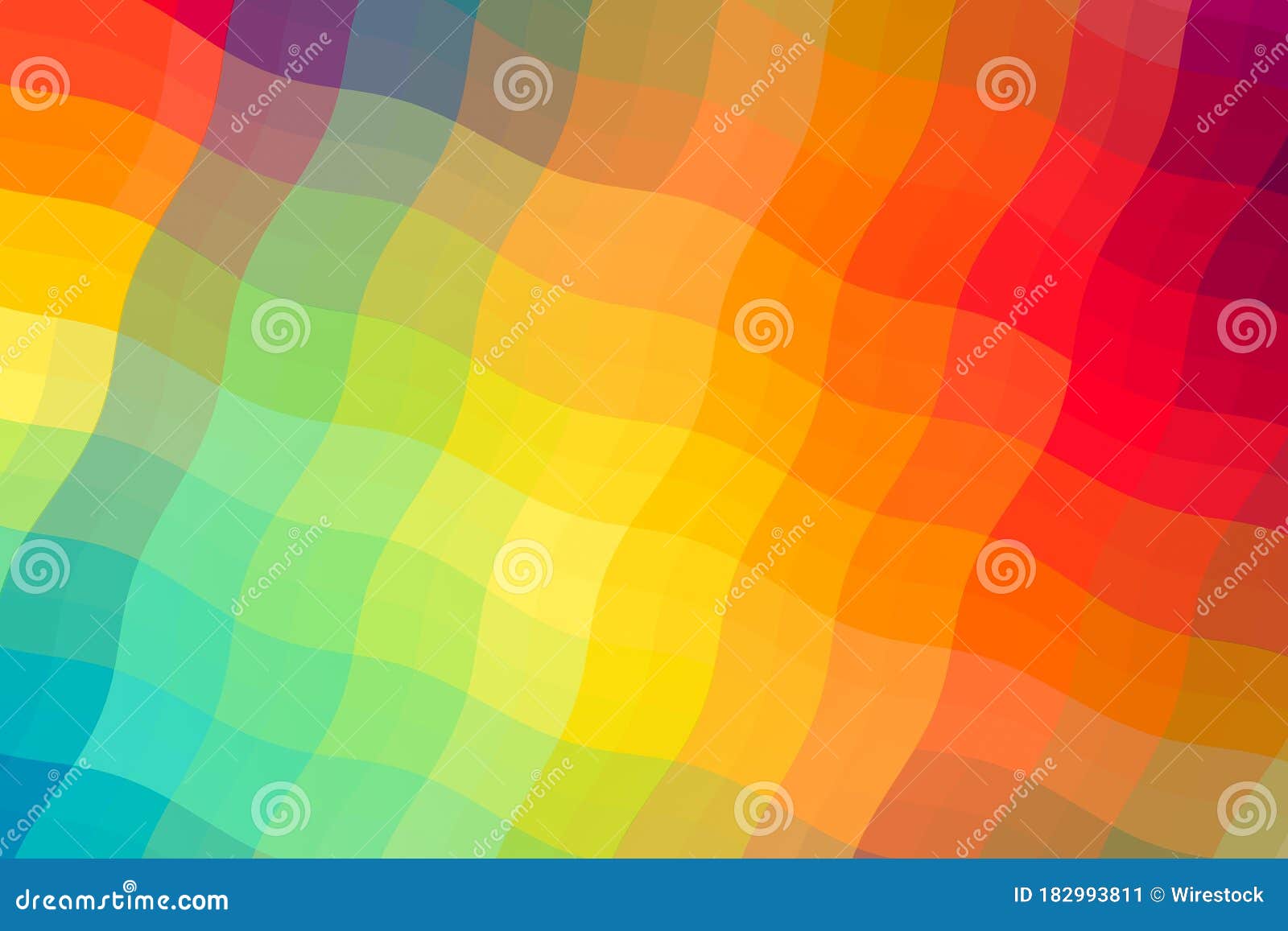 Illustration of a Rainbow Pattern - Great for Wallpapers and ...