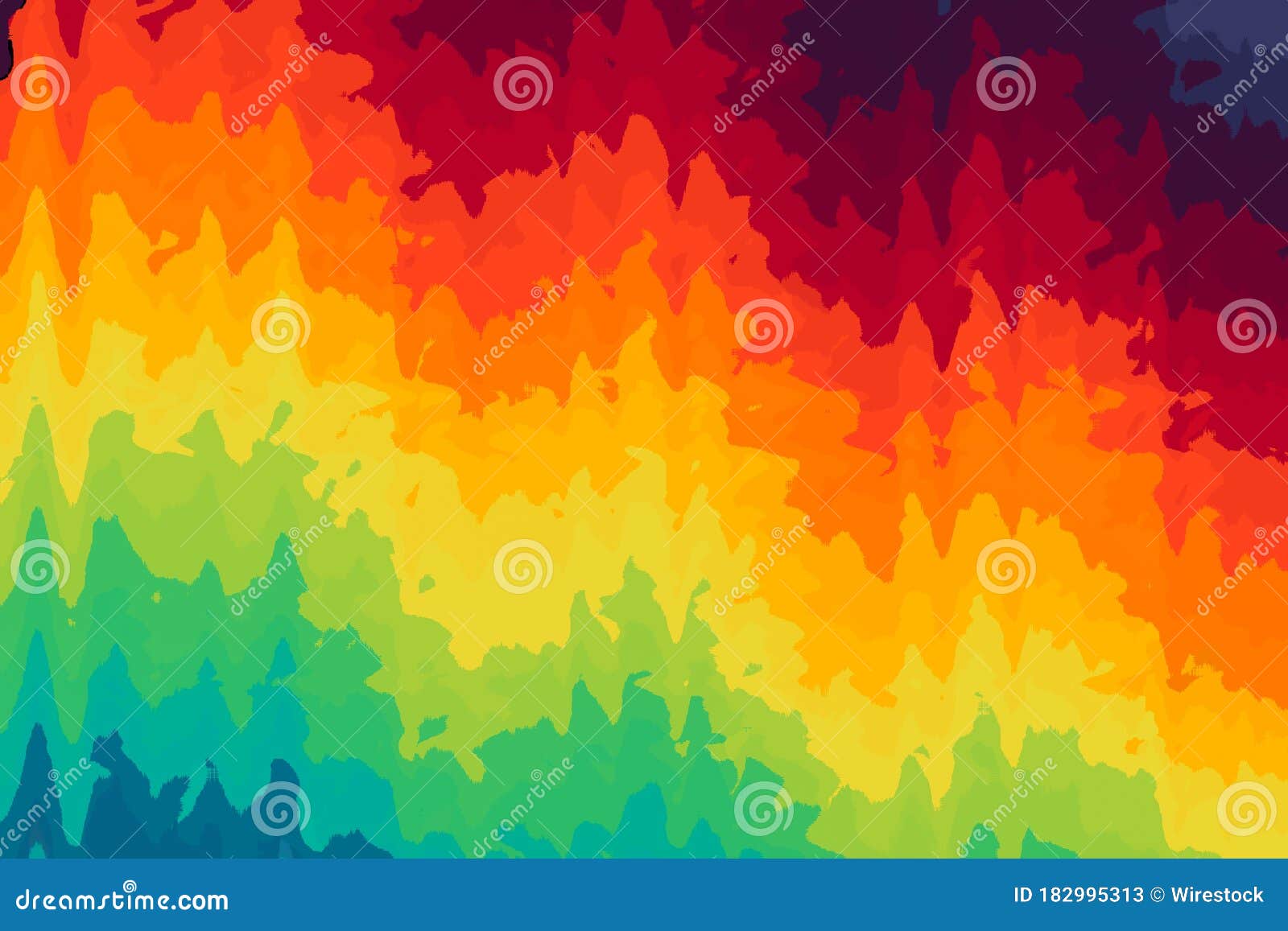 Illustration of a Rainbow Pattern - Great for Wallpapers and ...