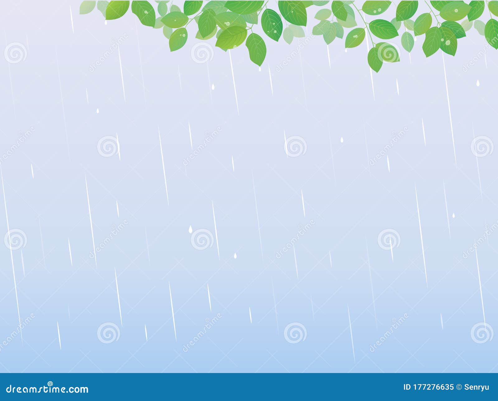 Rainy Day Background Cartoon Illustration. | CartoonDealer.com #201948673