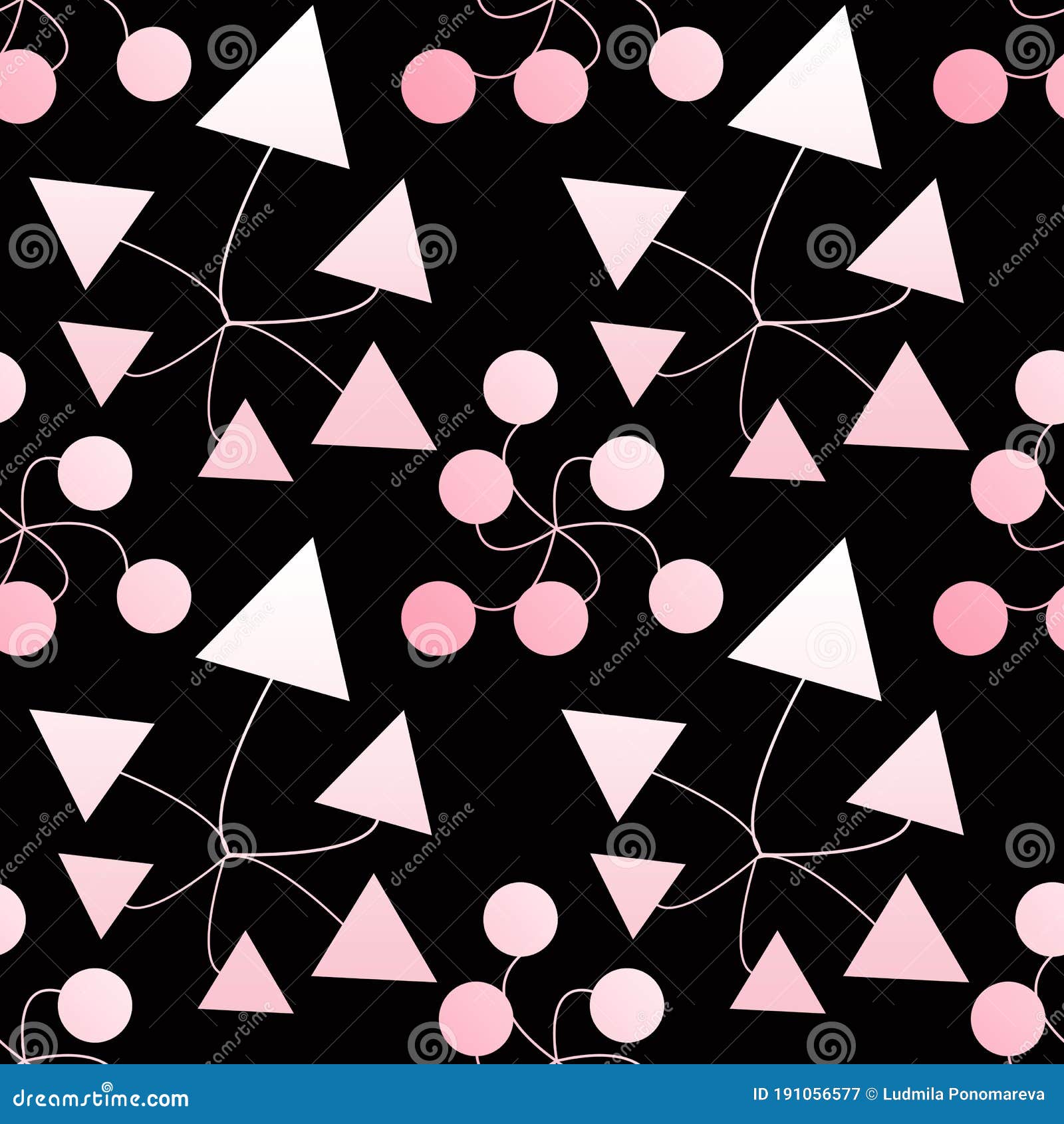 Illustration of Randomly Arranged Geometric Shapes and Graphic Elements ...