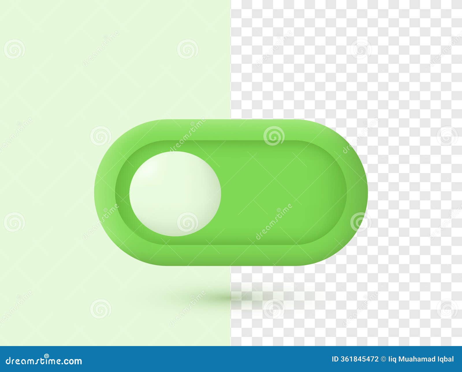 Creative Toggle Switches Womans Hand Activates Idea Bulb Symbol ...