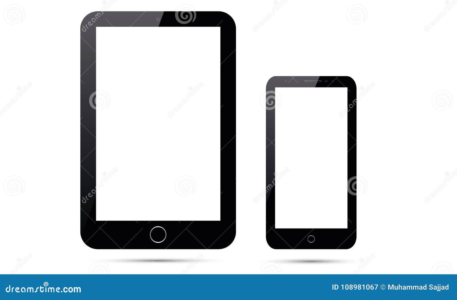 Vector Android Ipad Tablet and Vector Android Smart Mobile Phone ...