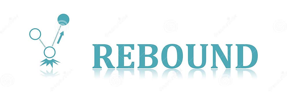 Concept of rebound stock illustration. Illustration of recession ...