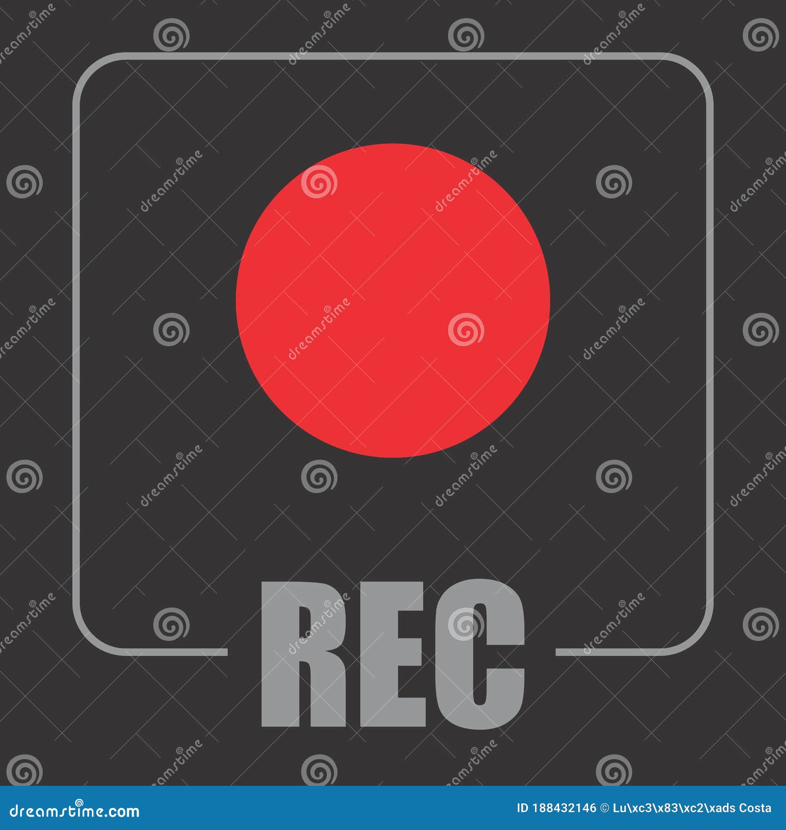 New Record Symbol Vector Illustration | CartoonDealer.com #290280922
