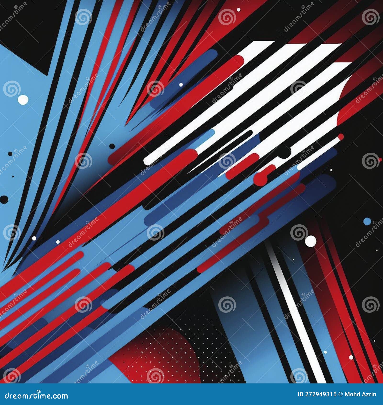 Illustration Red Abstract Background Modern Futuristic Graph ...