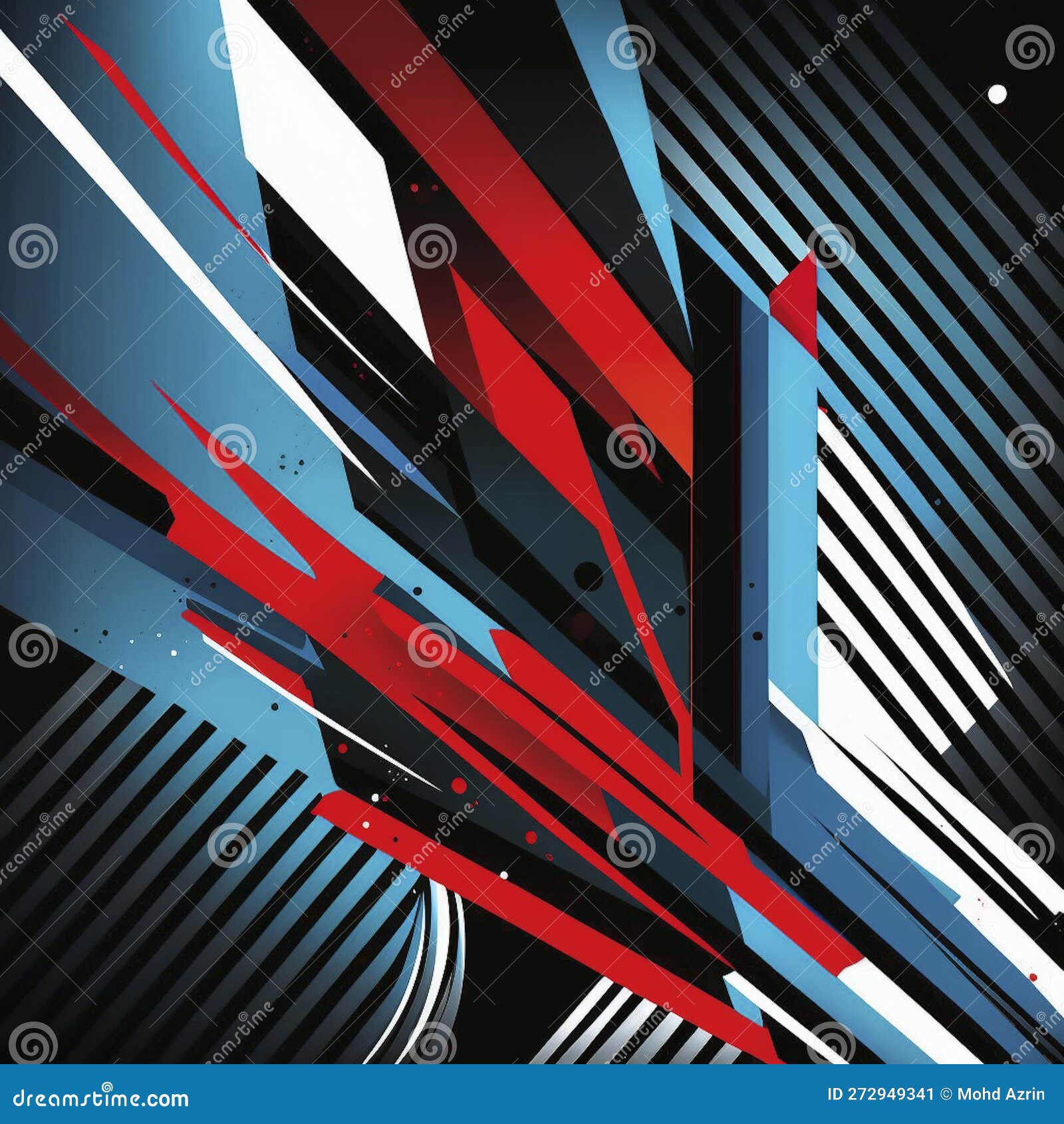Illustration Red Abstract Background Modern Futuristic Graph ...