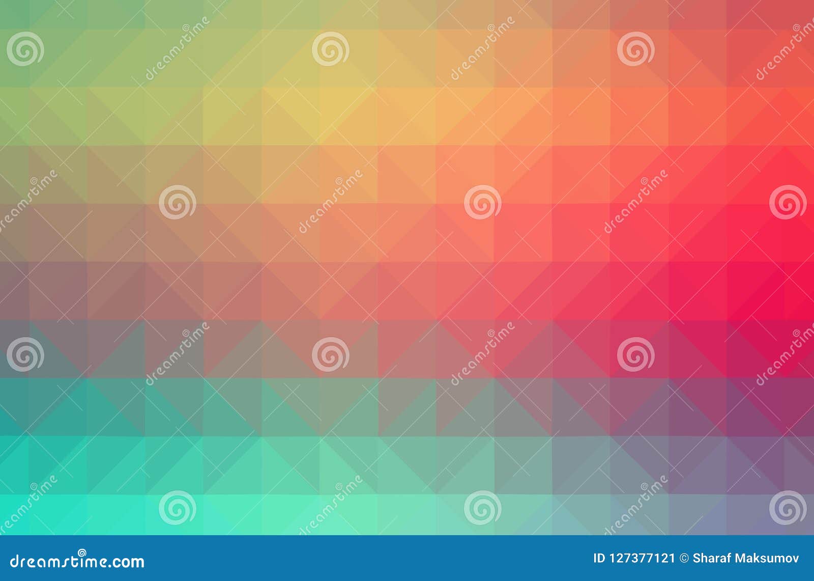 Illustration of Red Abstract Polygon Beautiful Multicolor Background ...