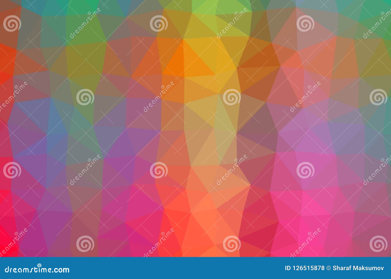 Illustration of Red Abstract Polygon Modern Multicolor Background ...
