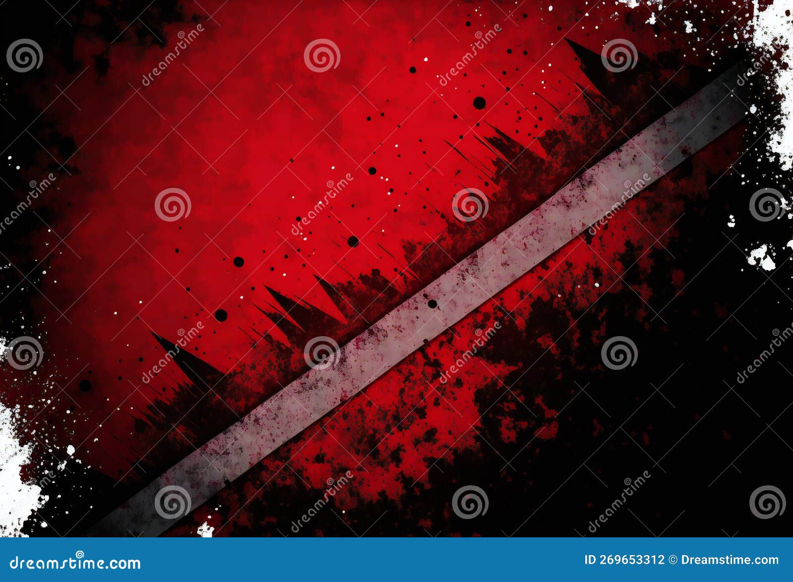 Red and Black Grunge Texture, Abstract, Backgrounds Stock Illustration ...
