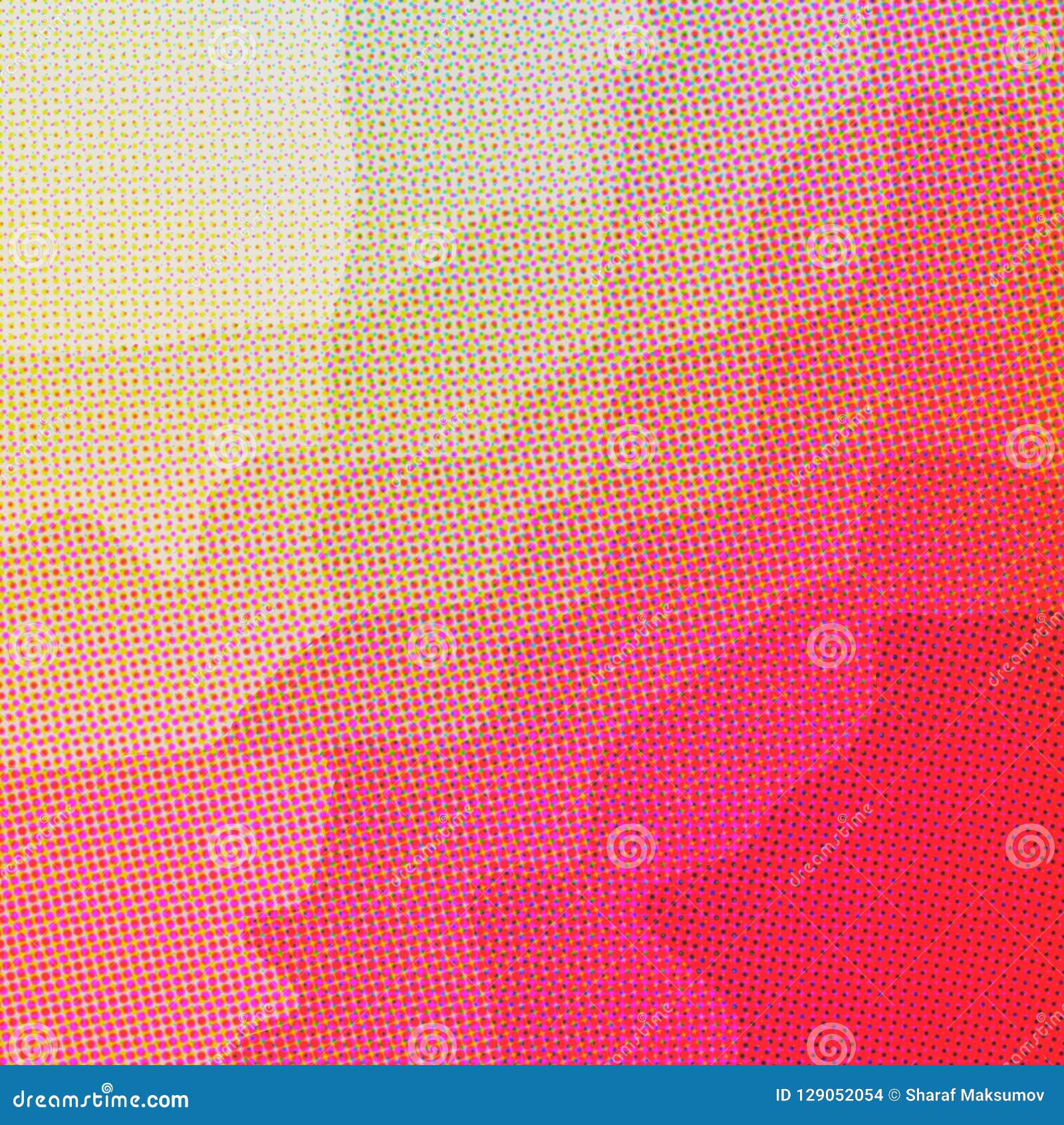 Illustration of Red Dots Square Background. Stock Illustration ...