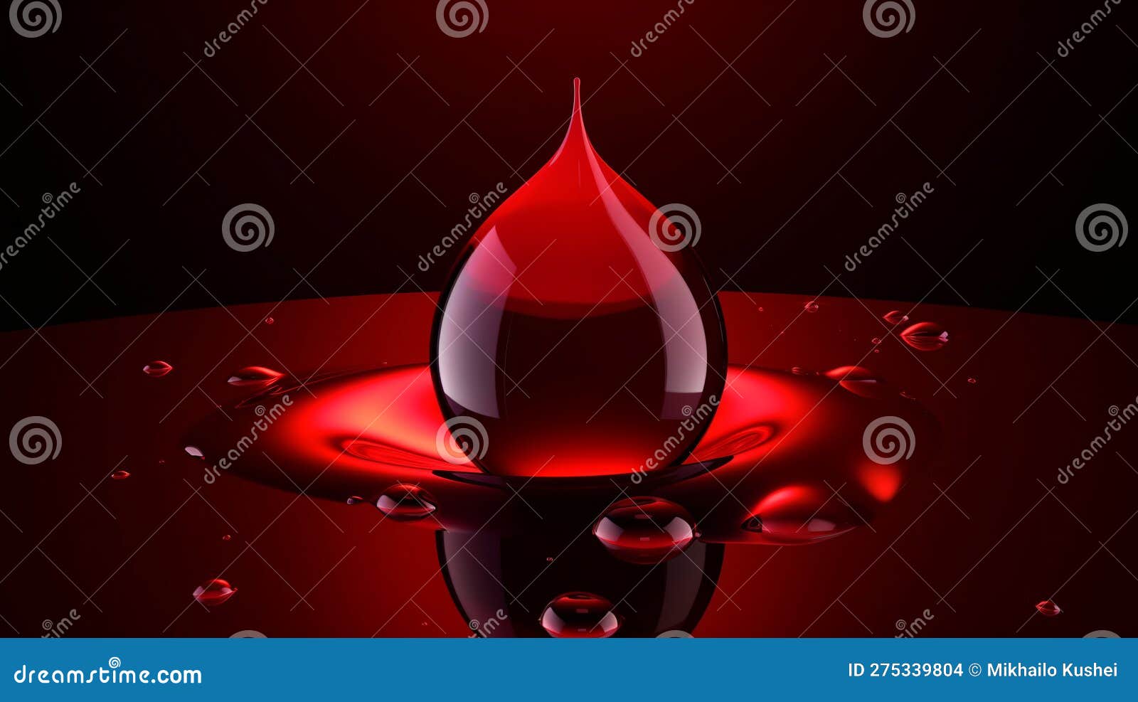 Illustration of a red drop stock illustration. Illustration of symbol ...
