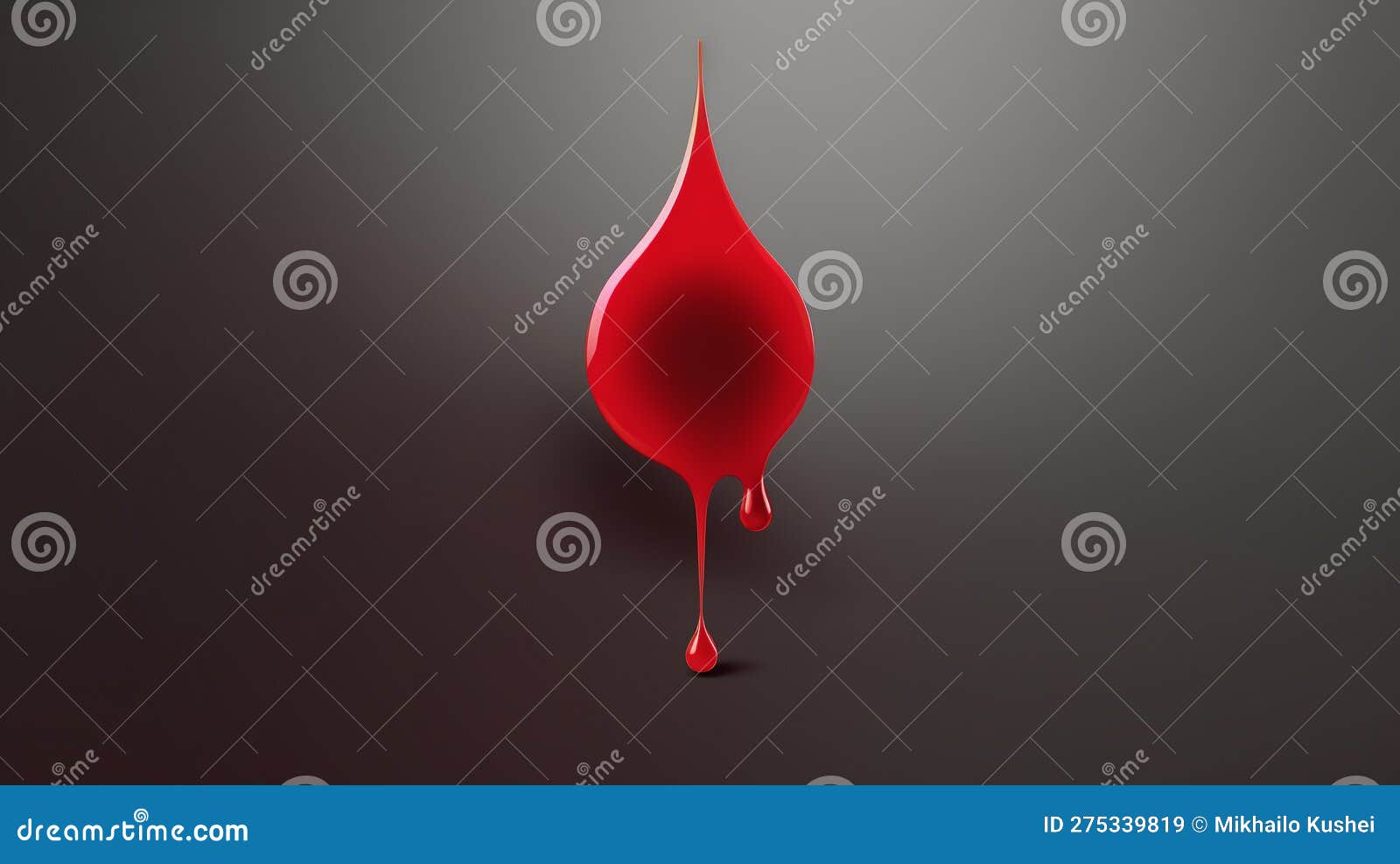 Illustration of a red drop stock illustration. Illustration of drop ...