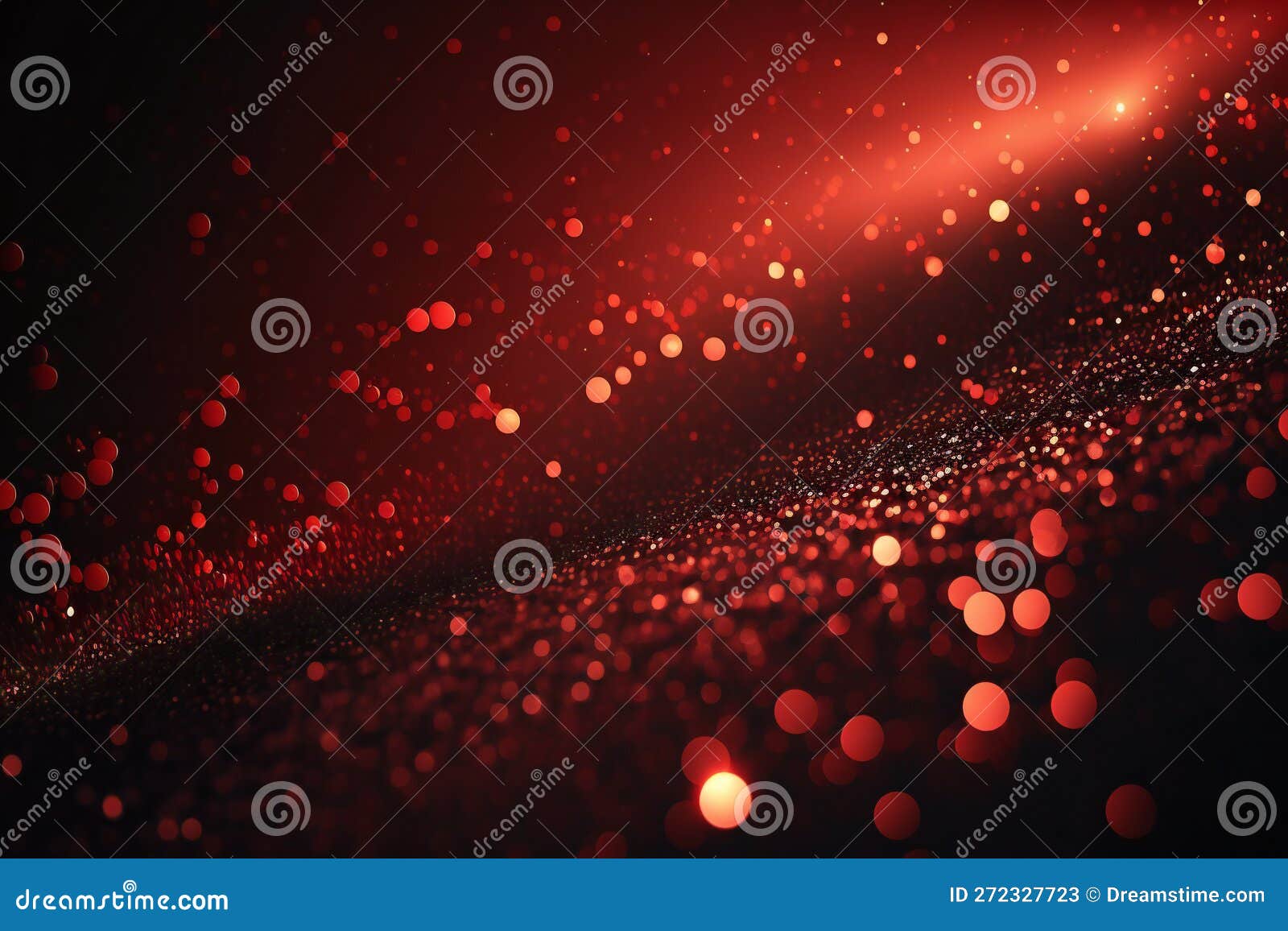 Red Glitter Lights, Creative Digital Illustration, Abstract ...