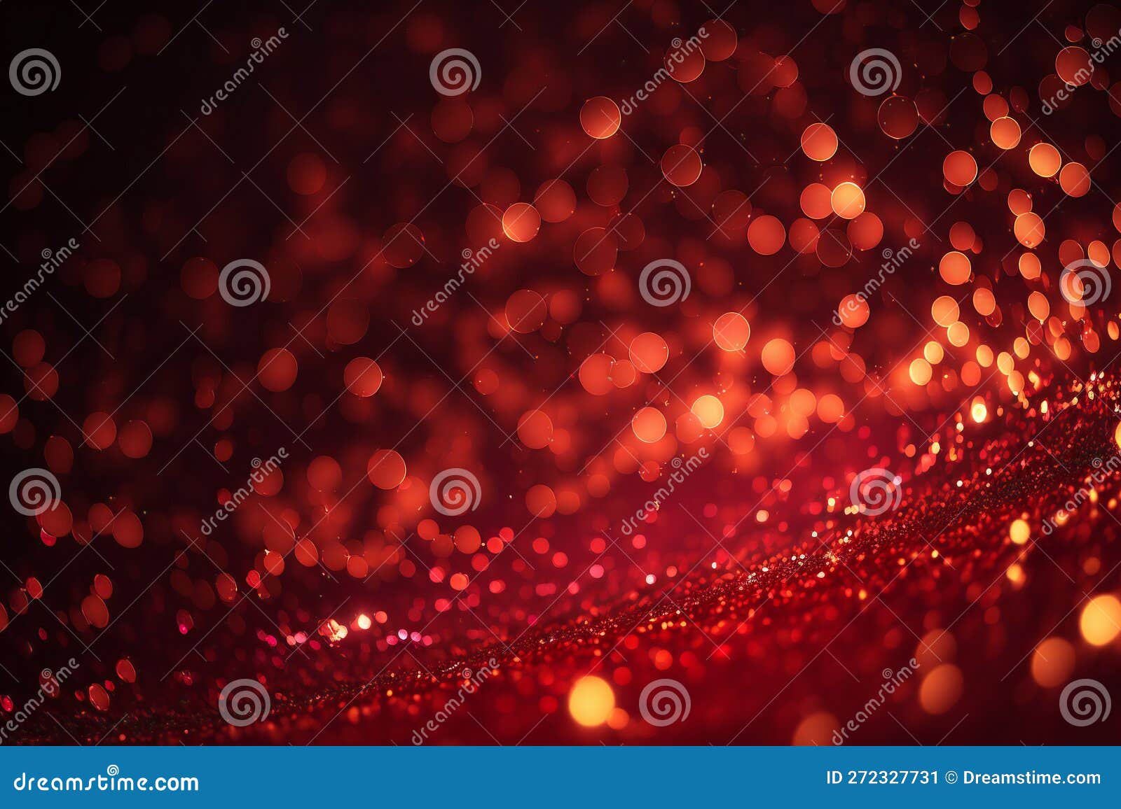 Red Glitter Lights, Creative Digital Illustration, Abstract ...