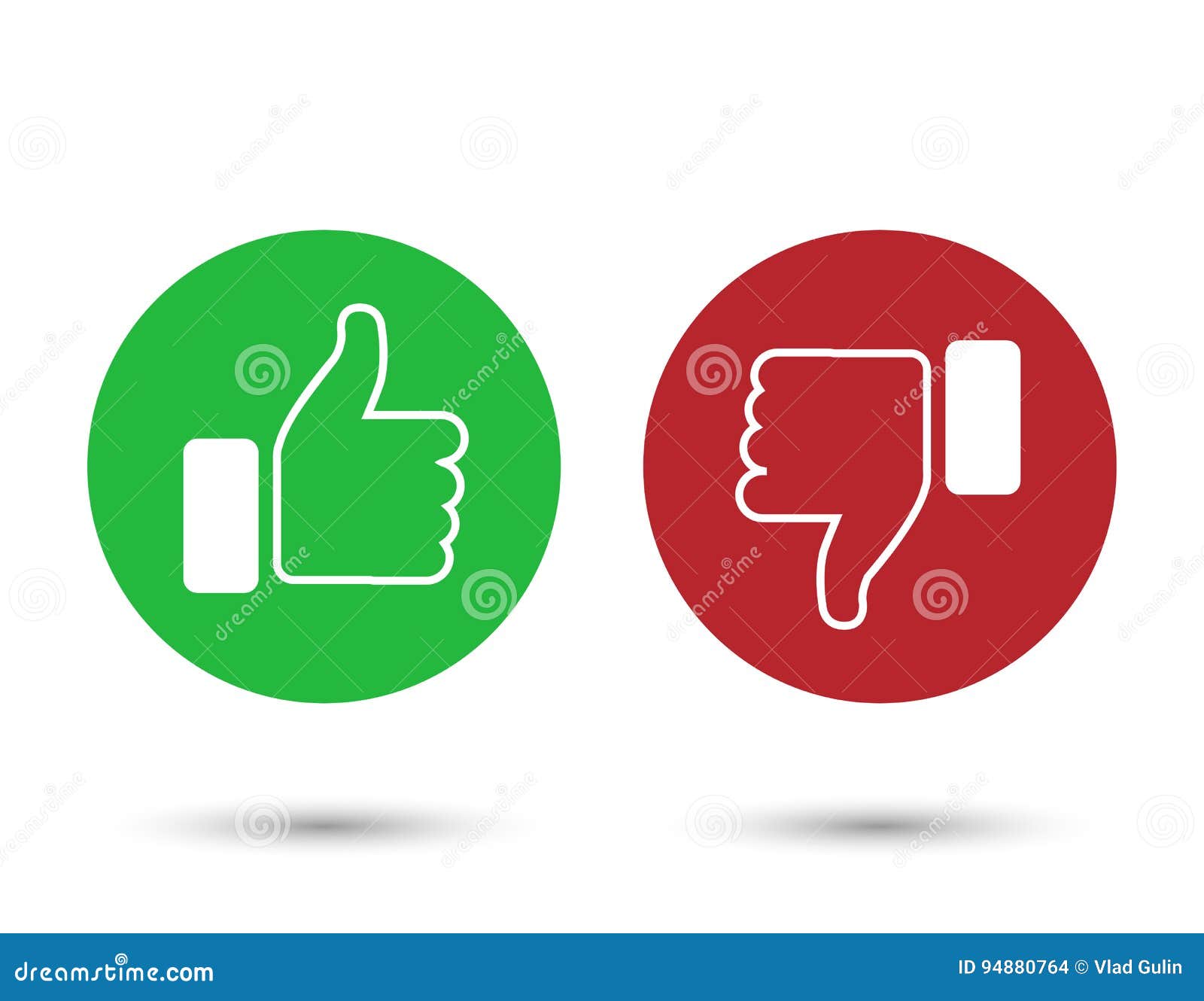 Green Thumbs Down Icon