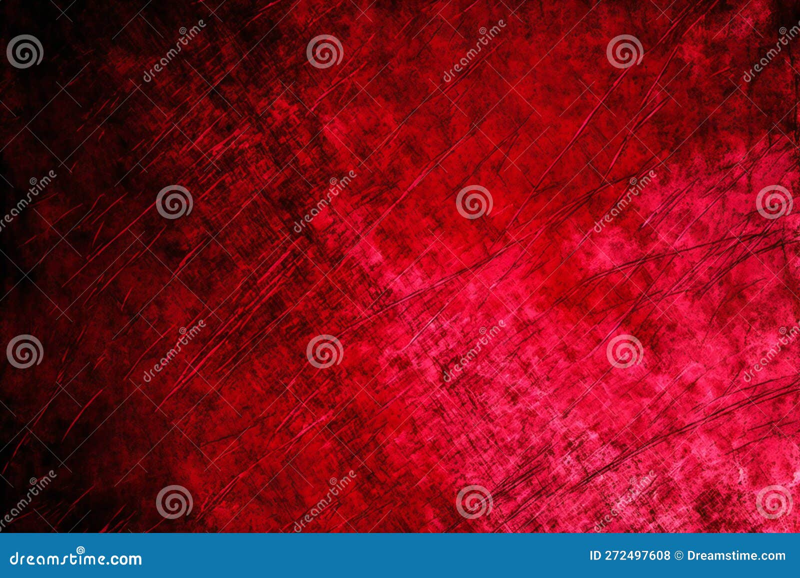 Red Grunge Scratched Texture, Digital Illustration Artwork, Abstract ...