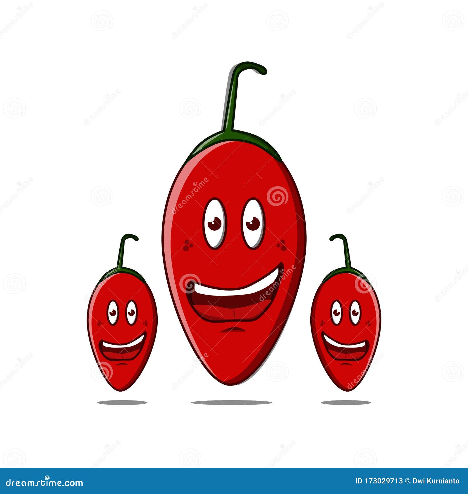 Illustration of a Red, Hot and Spicy Chilli Cartoon Stock Vector ...