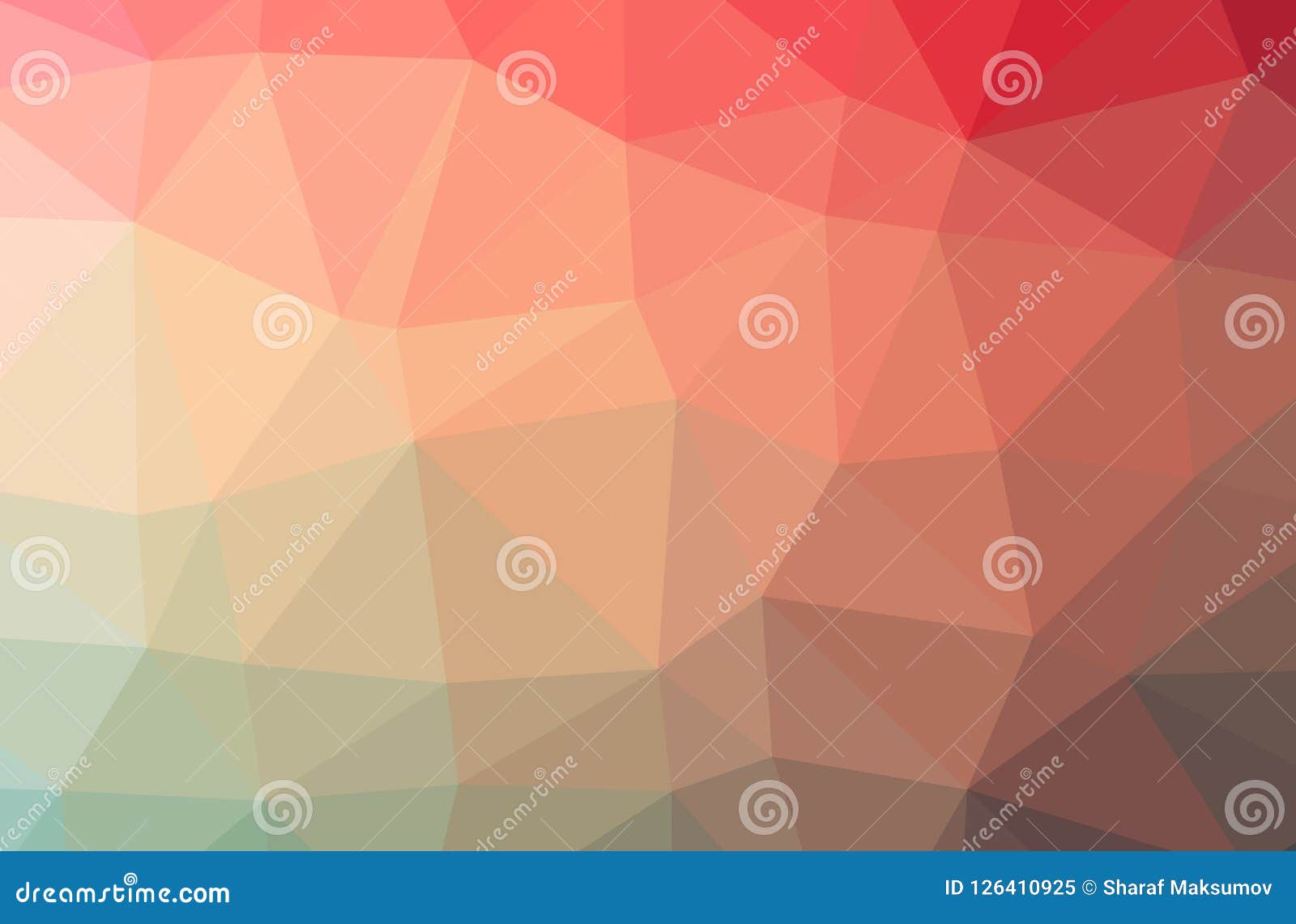 Illustration of Red Low Poly Modern Multicolor Background. Stock ...