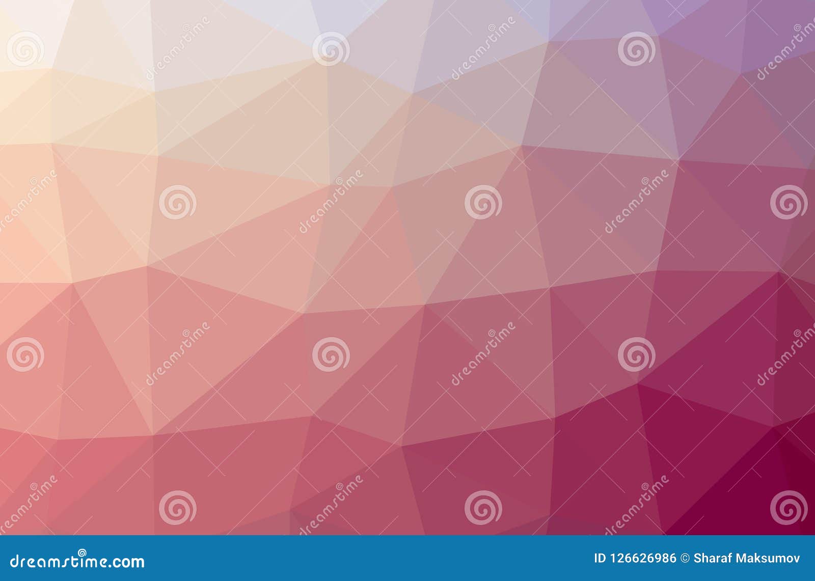 Illustration of Red Polygonal Nice Multicolor Background. Stock ...