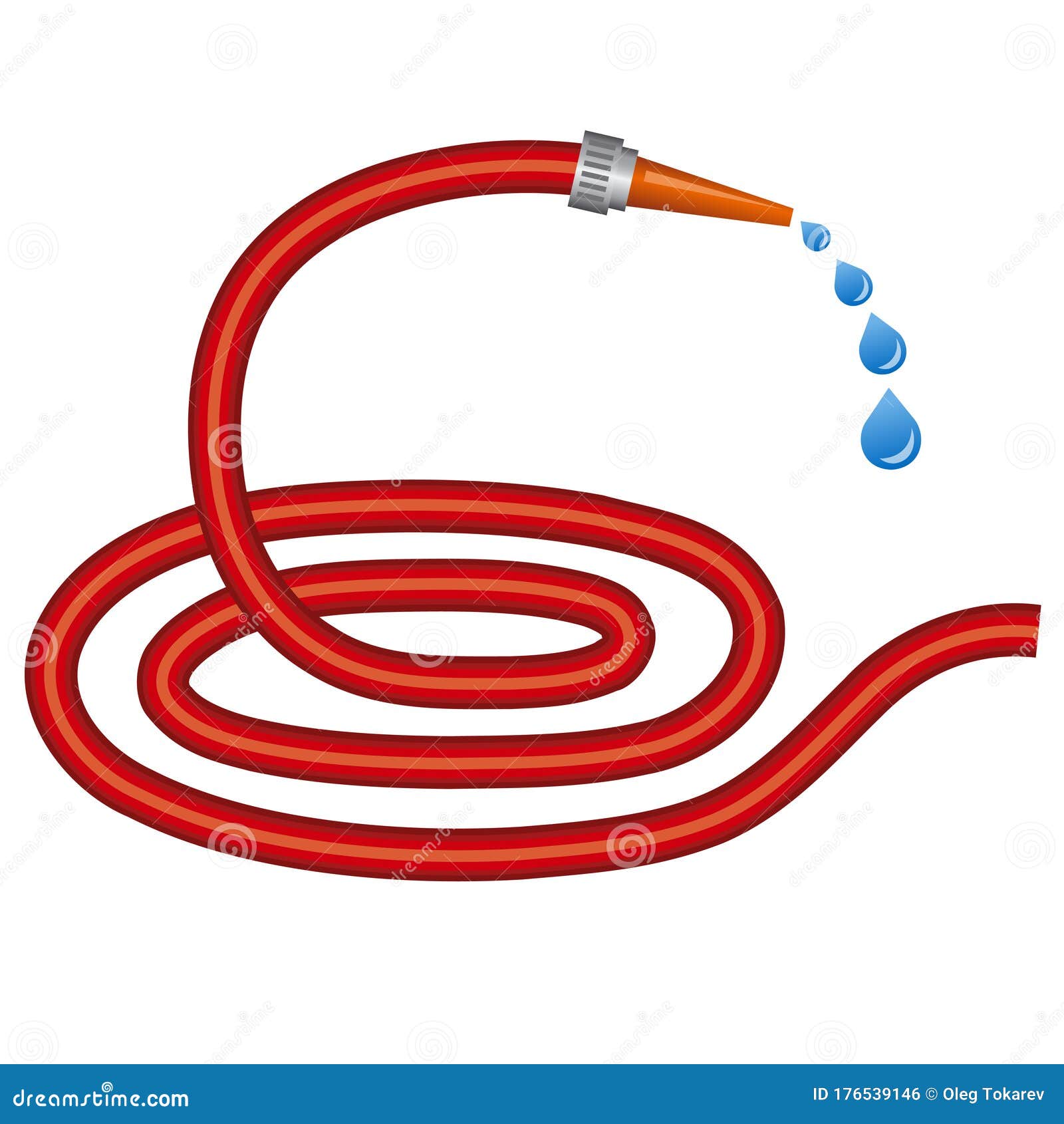 Rubber Hose With Fittings Royalty-Free Stock Image | CartoonDealer.com ...